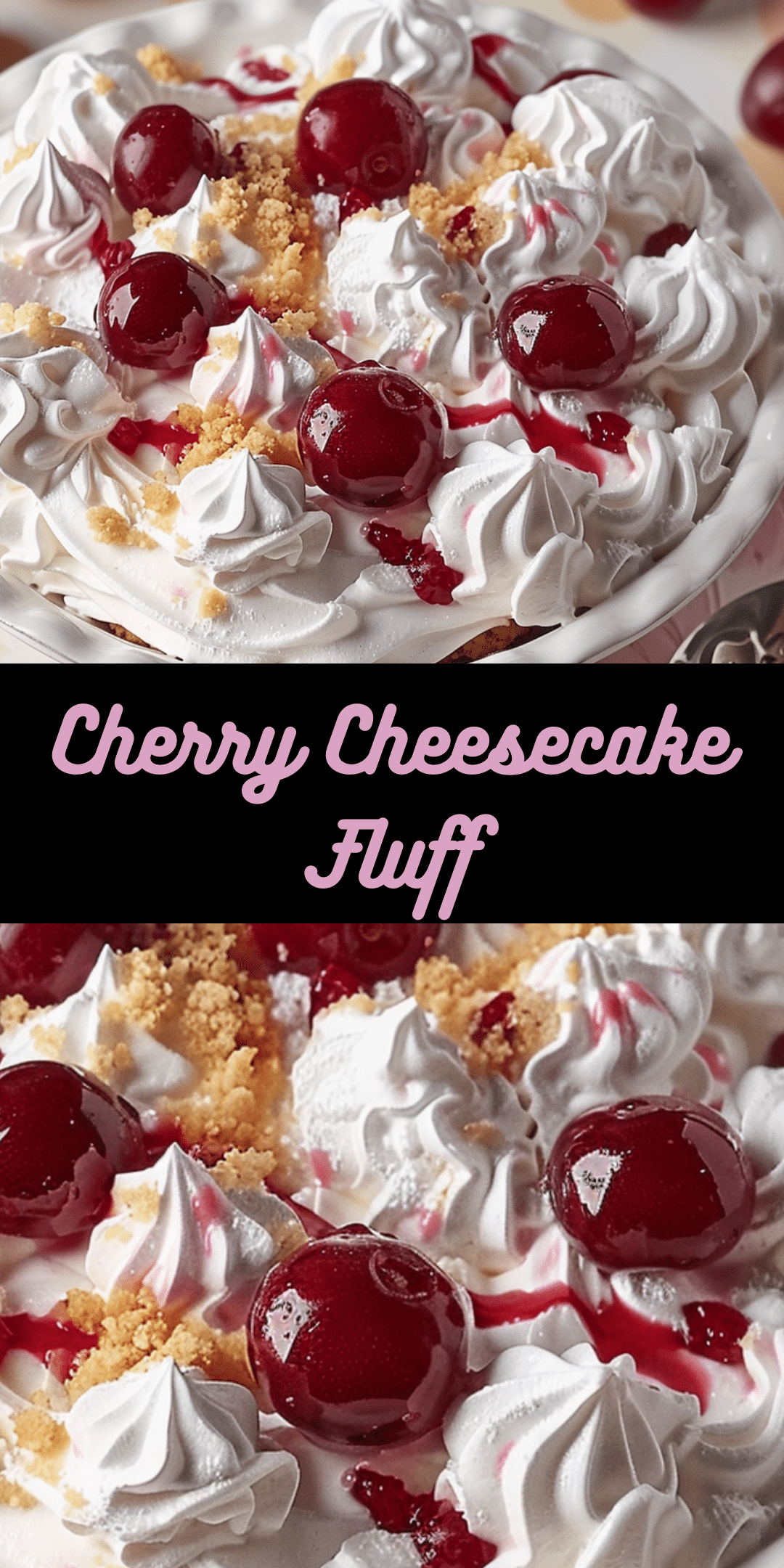 No-Bake Cherry Cheesecake - Cooking With Blog