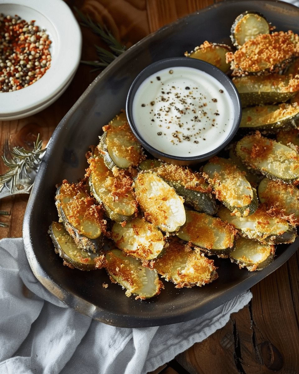 Crispy Southern-Style Fried Pickles - Cooking With Blog