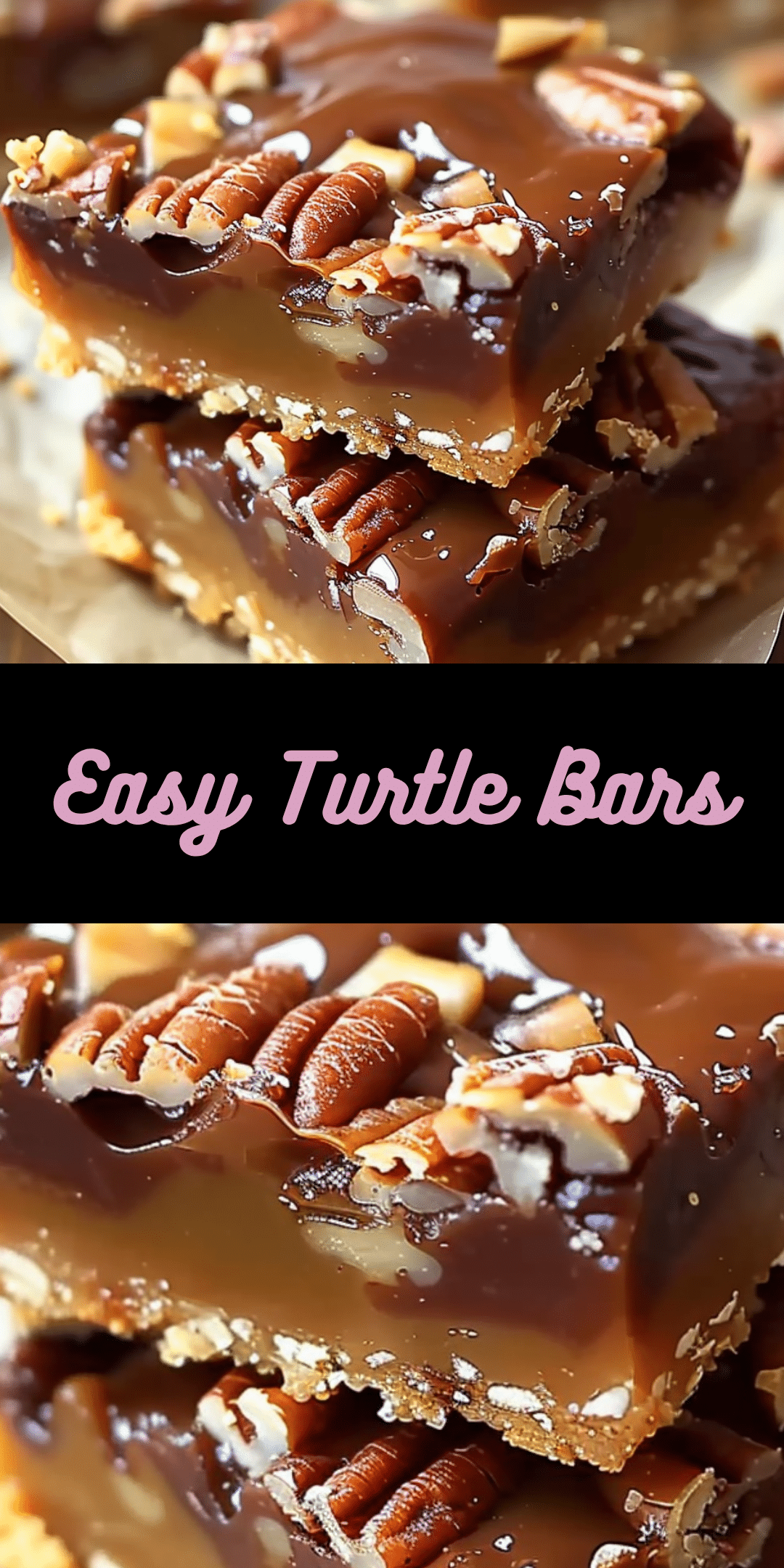 Easy Turtle Bars - Cooking With Blog