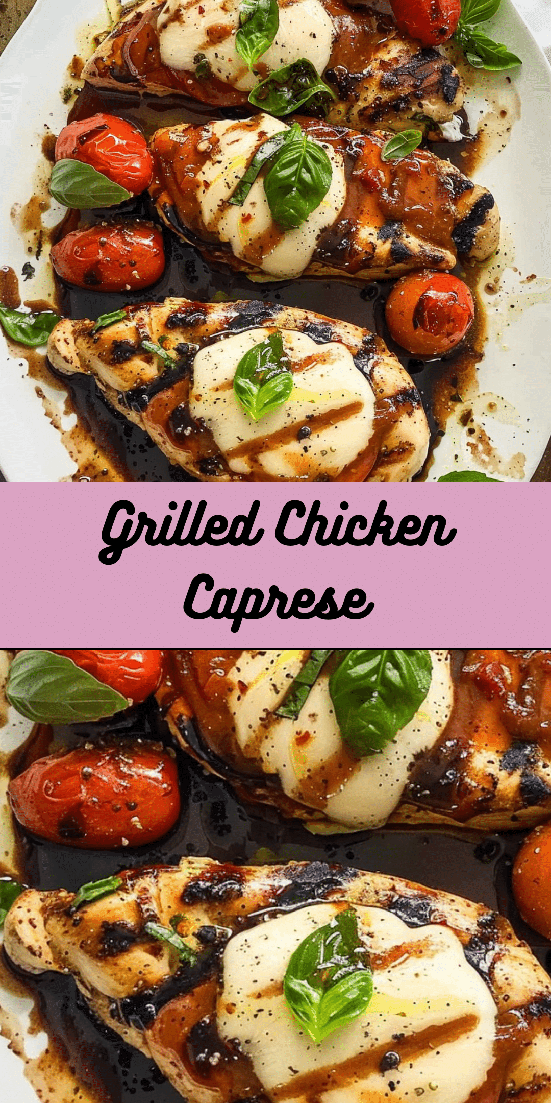 Grilled Chicken Caprese - Cooking With Blog