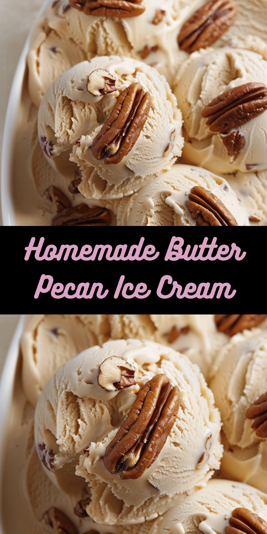 Homemade Butter Pecan Ice Cream - Cooking With Blog