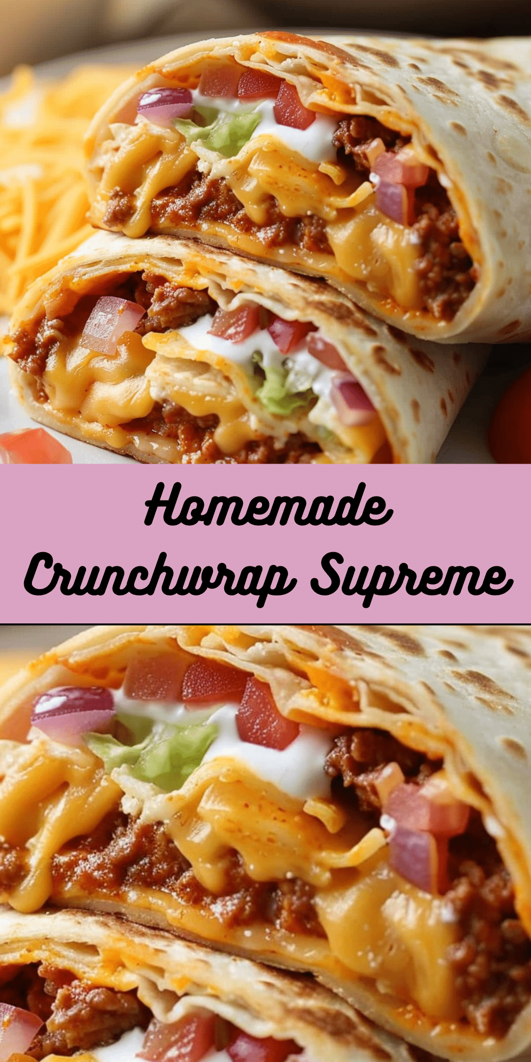 Homemade Crunchwrap Supreme - Cooking With Blog