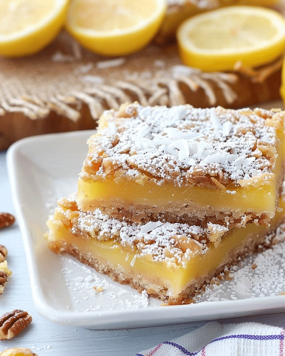 Lemon Bars with Shortbread Crust - Cooking With Blog