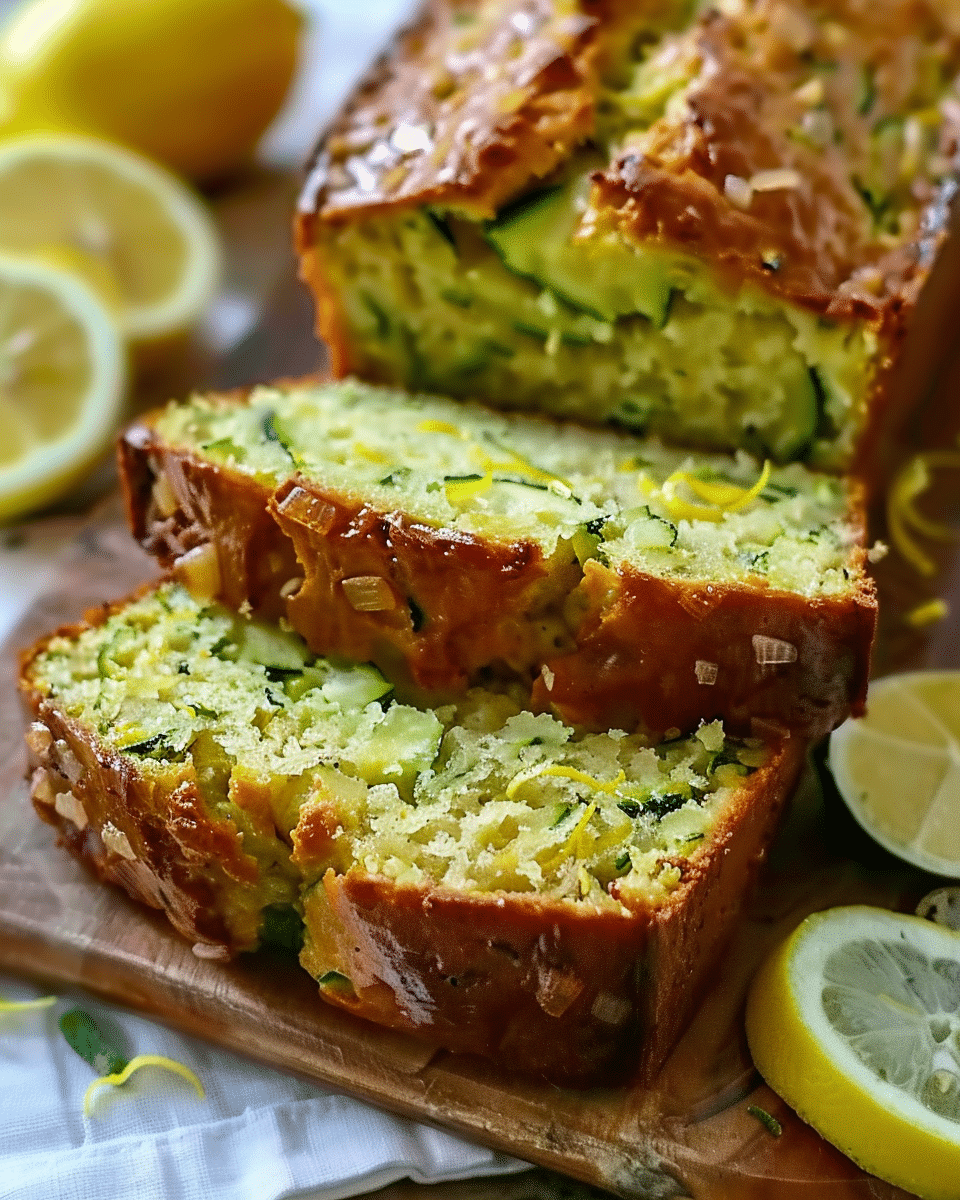 Lemon Zucchini Heaven Bread - Cooking With Blog