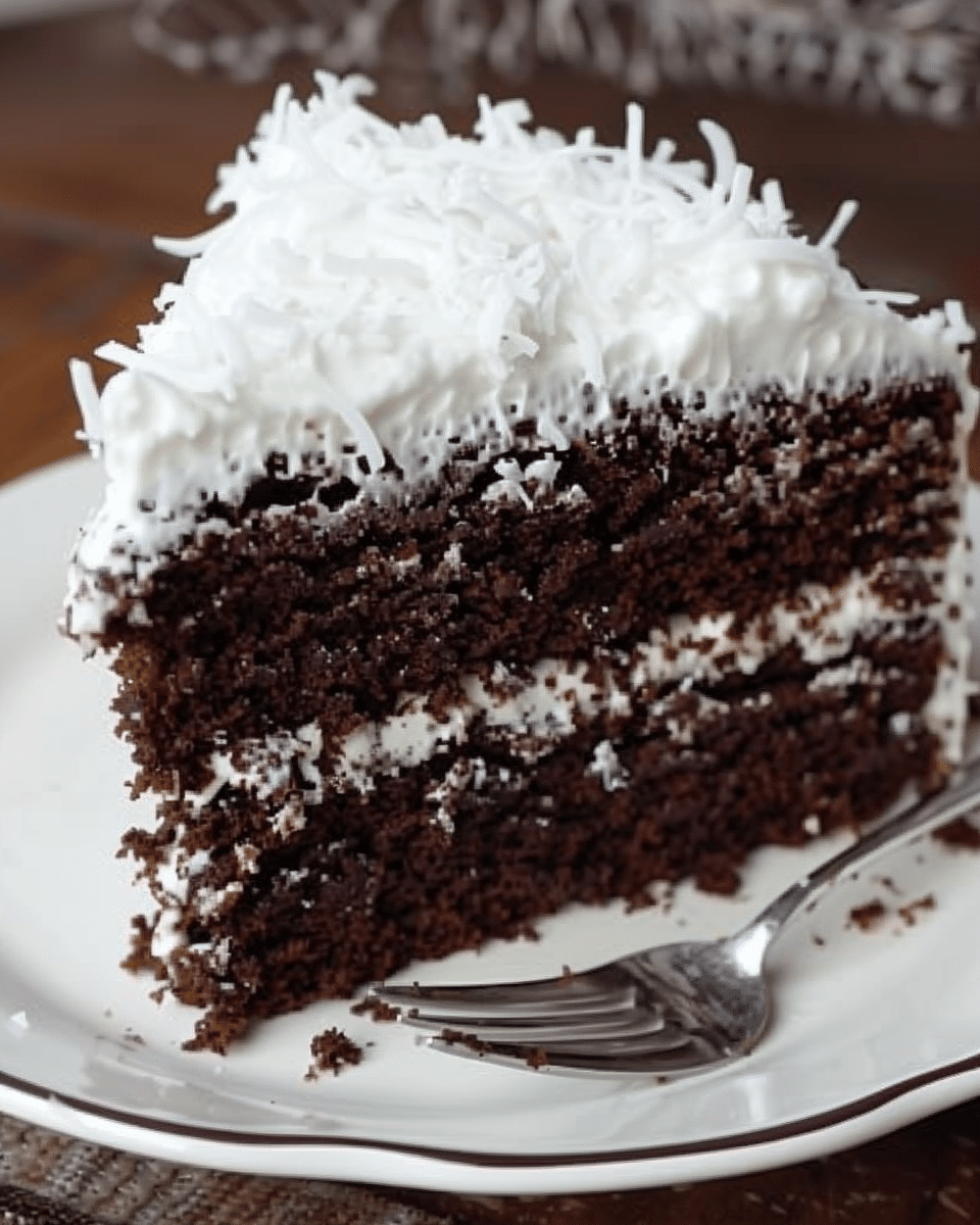 Mounds Cake - Cooking With Blog