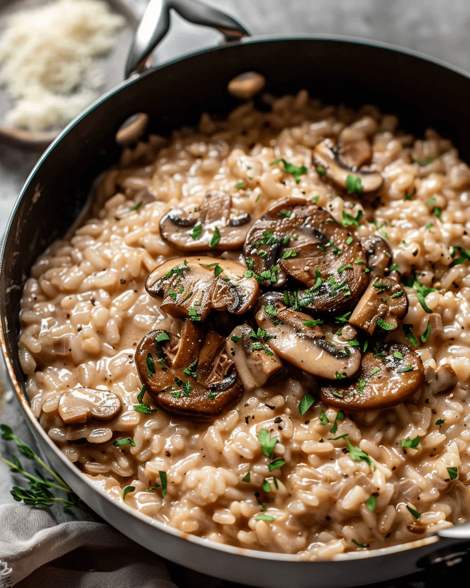 Mushroom Risotto Recipe - Cooking With Blog