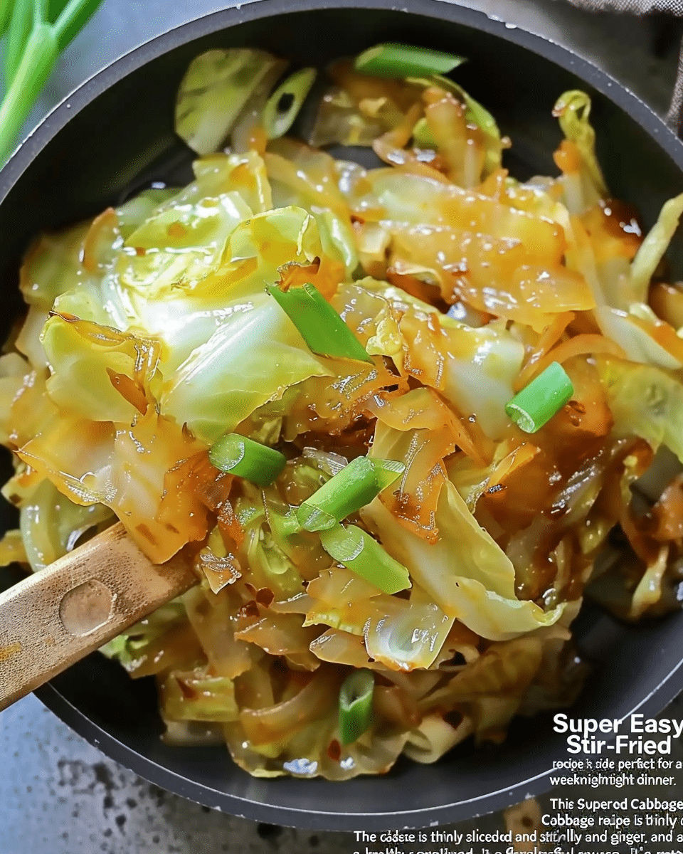 Super Easy Stir-Fried Cabbage - Cooking With Blog