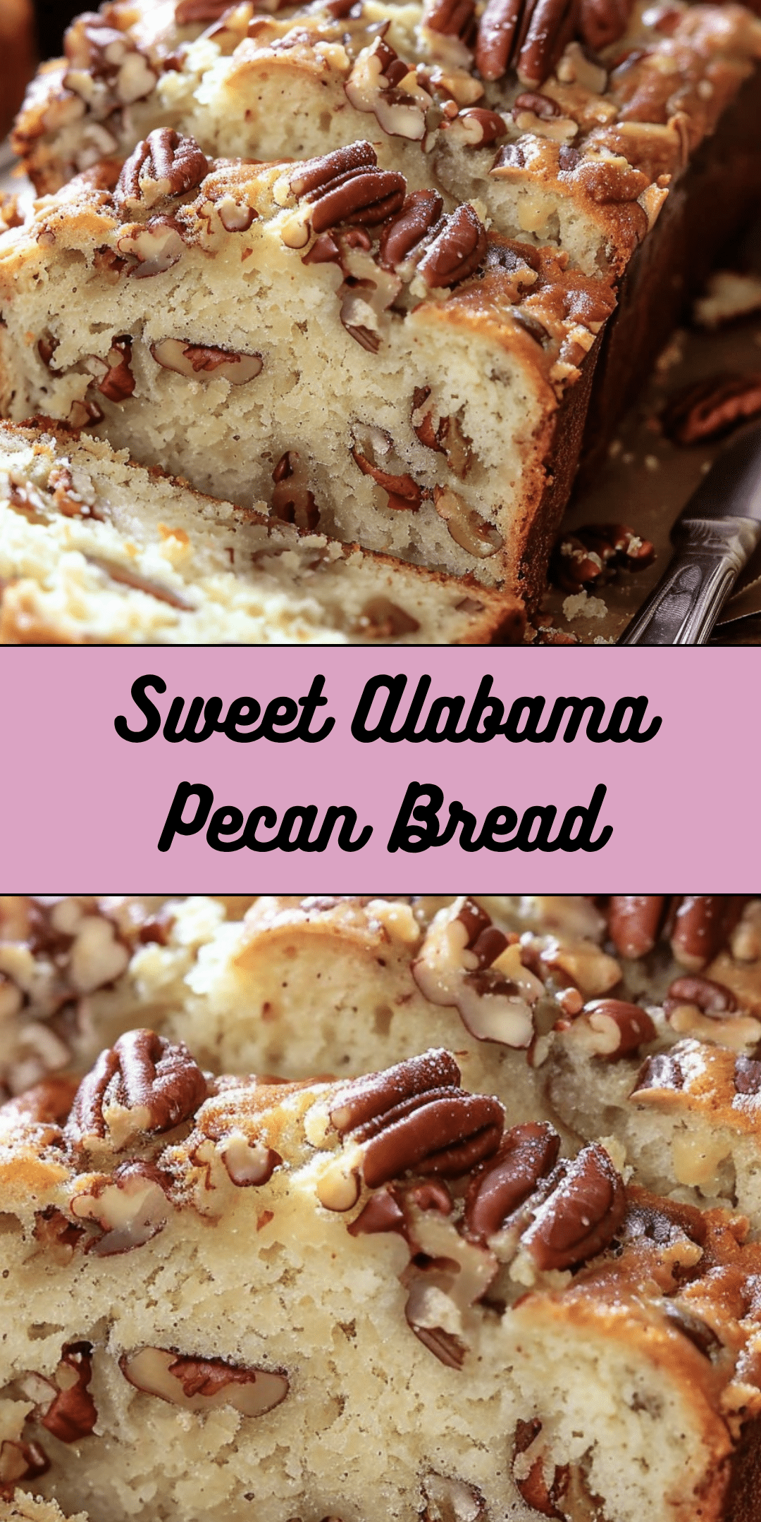 Sweet Alabama Pecan Bread - Cooking With Blog