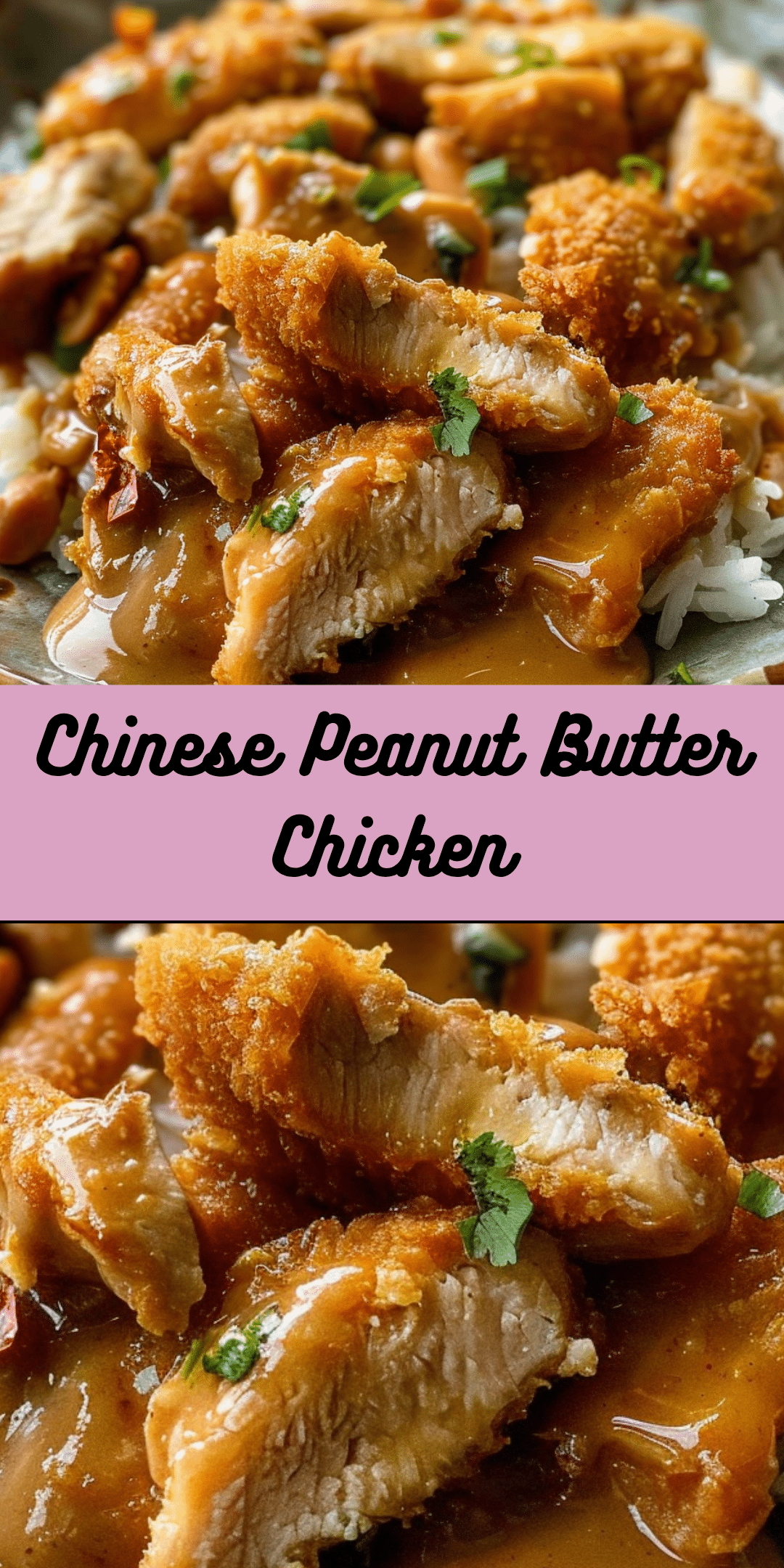 Chinese Peanut Butter Chicken - Cooking With Blog