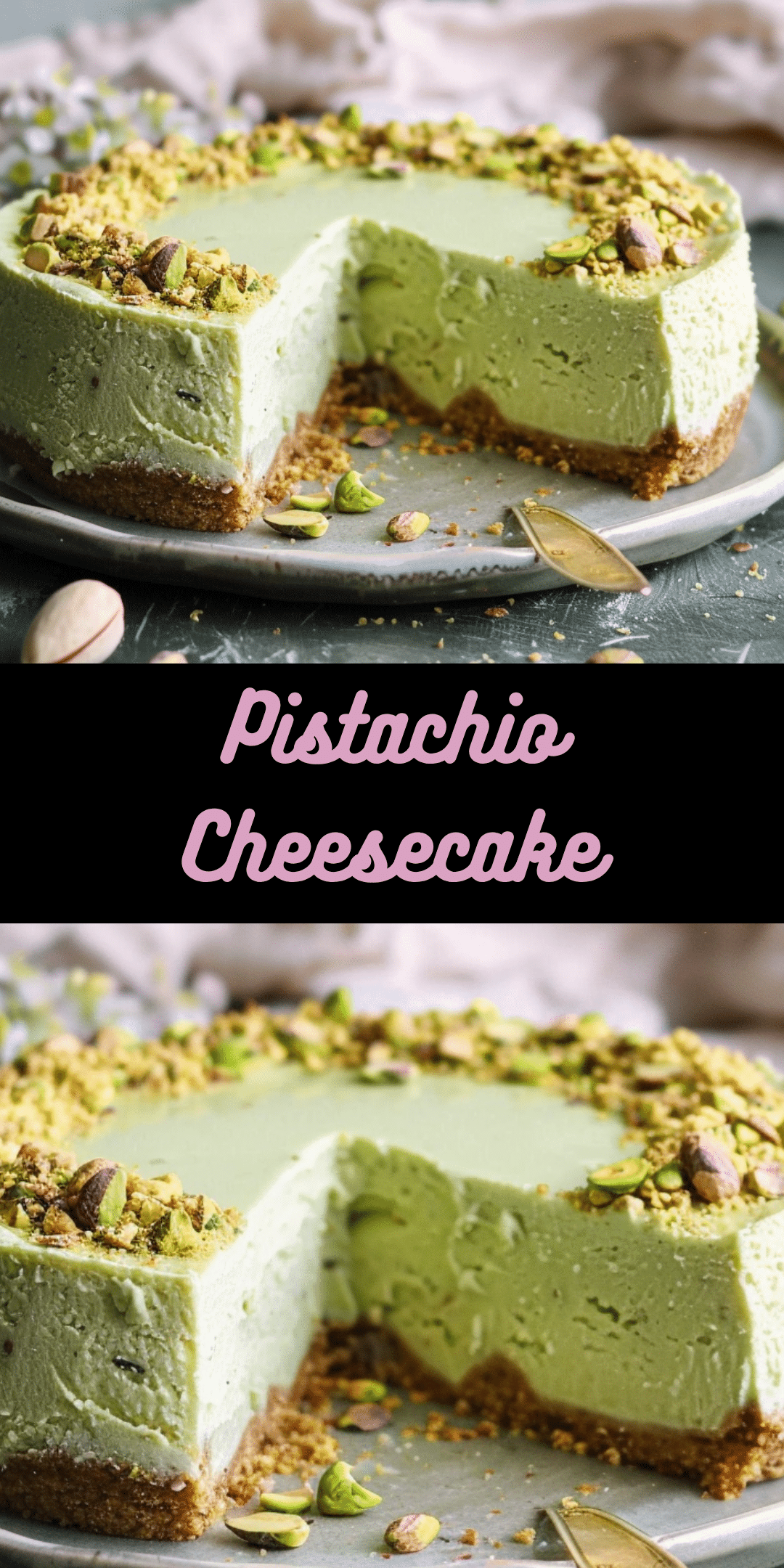 Pistachio Cheesecake - Cooking With Blog