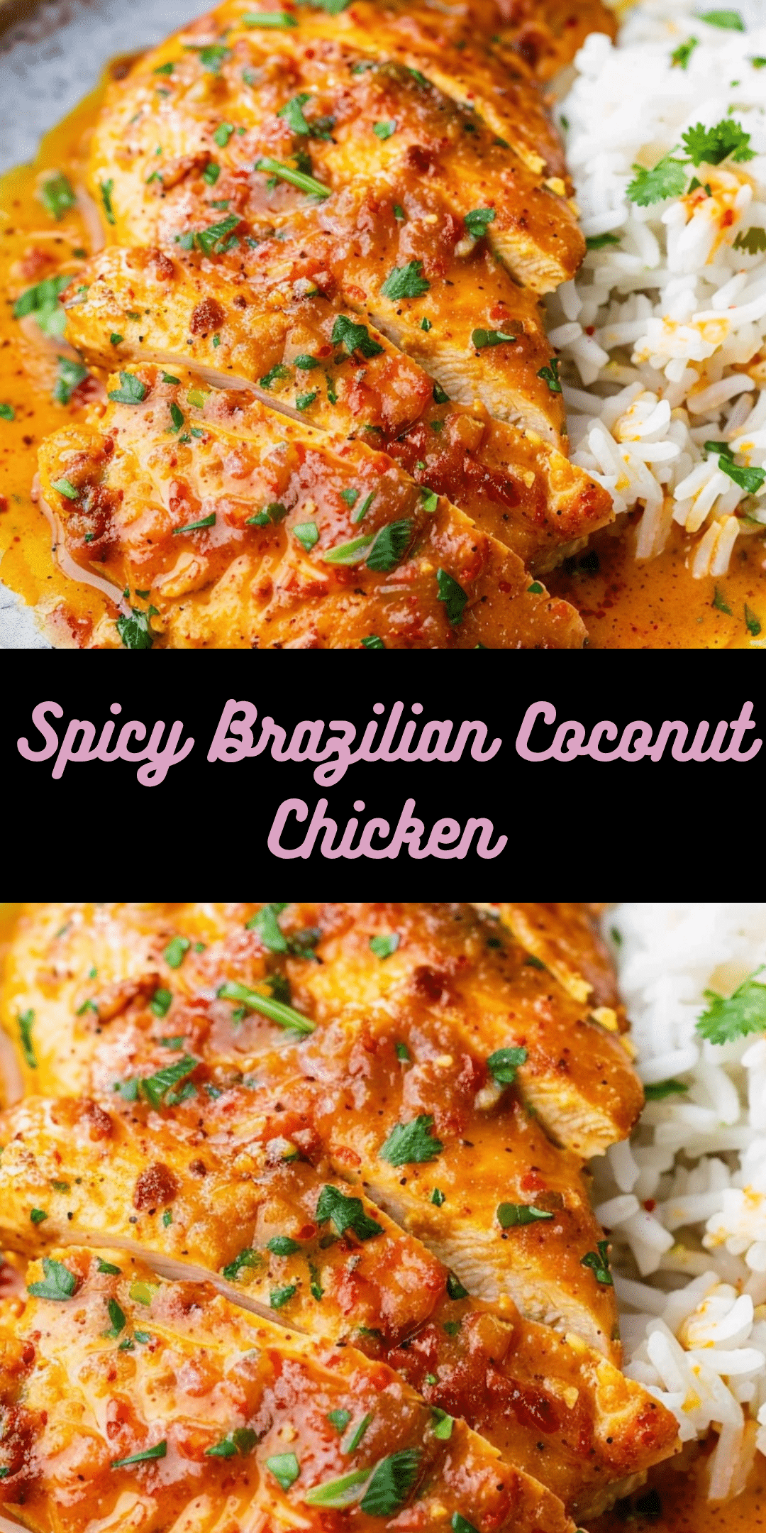 Spicy Brazilian Coconut Chicken - Cooking With Blog