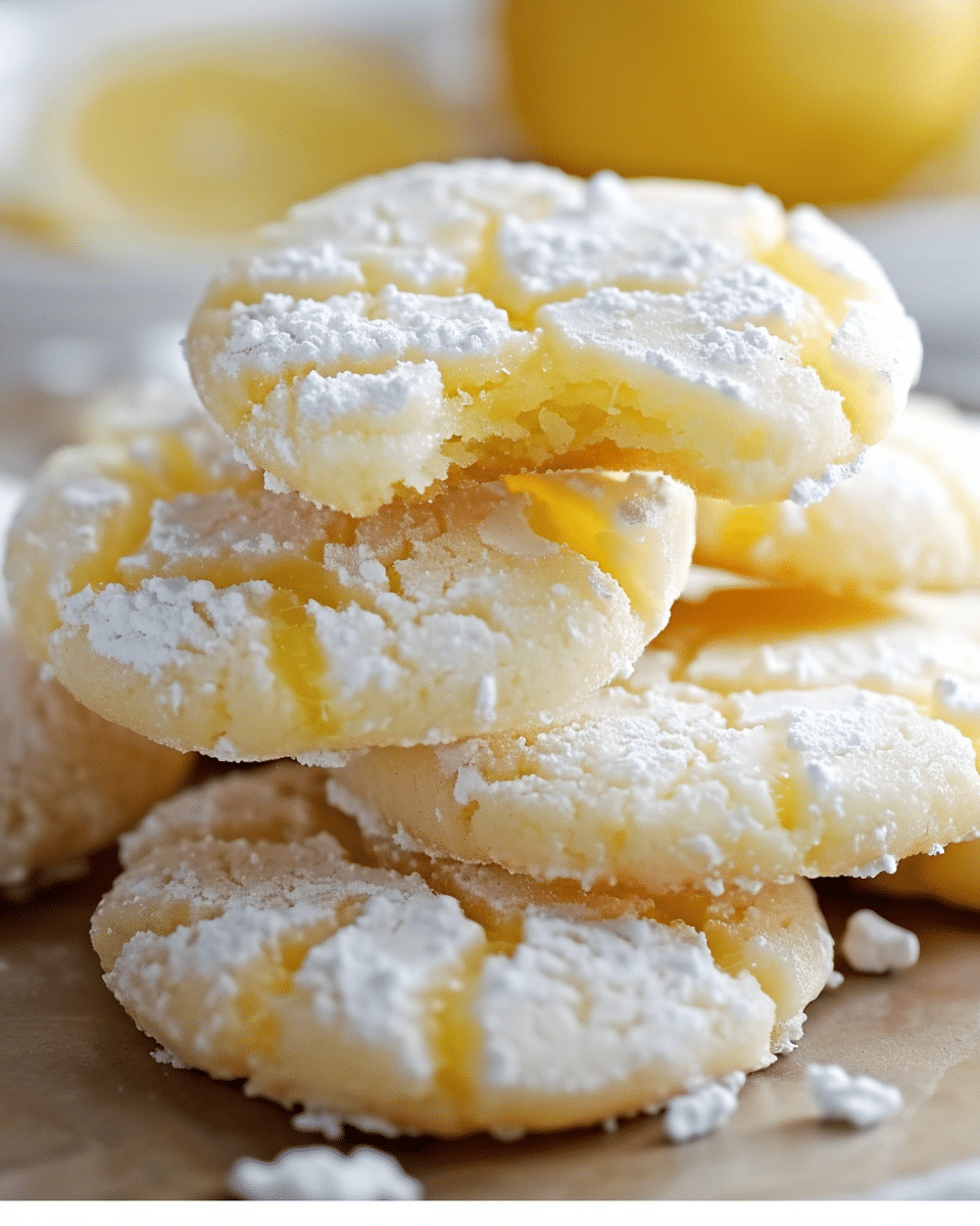 Zesty Lemon Meltaway Cookies - Cooking With Blog