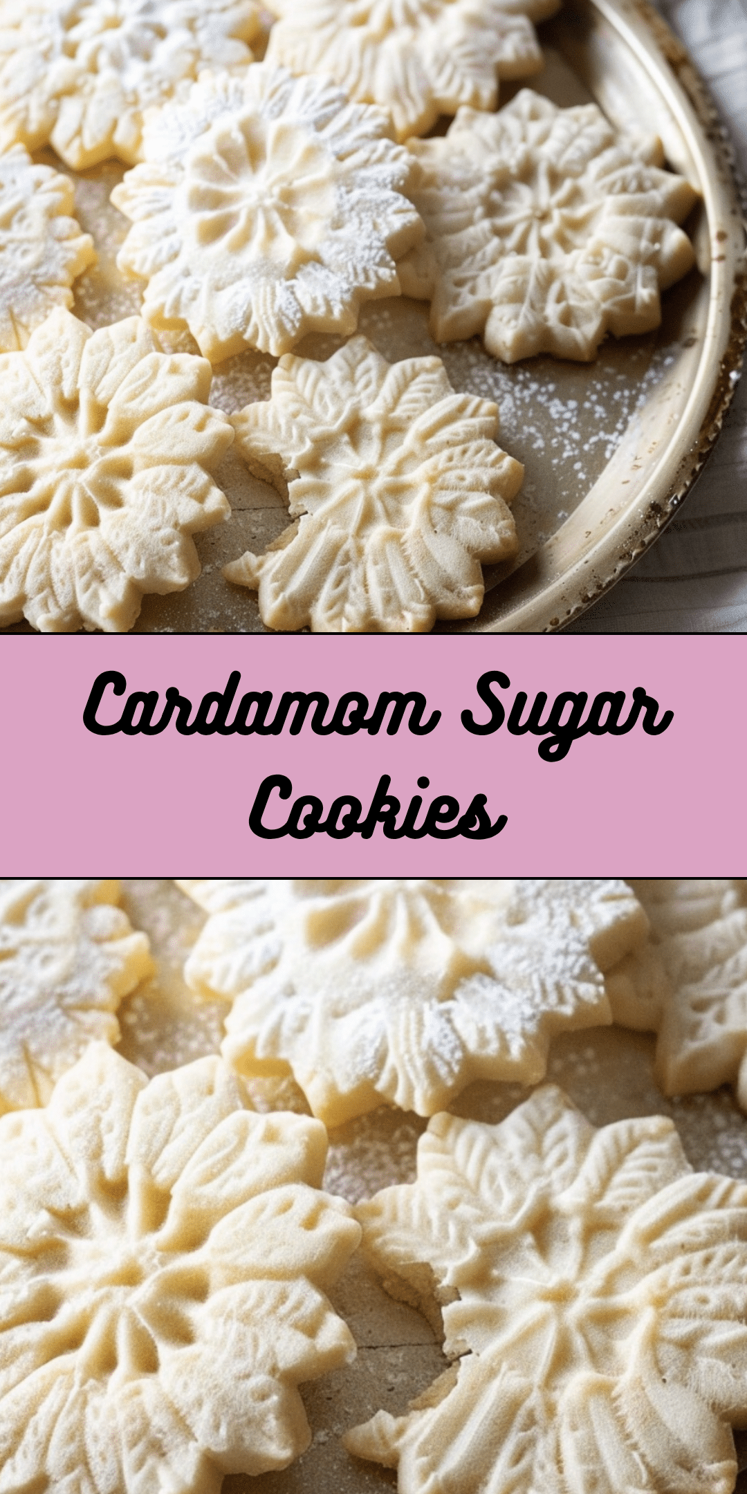Cardamom Sugar Cookies - Cooking With Blog