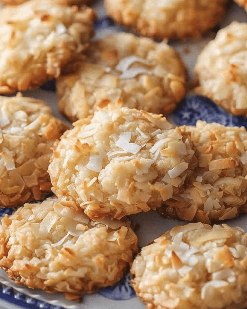 Chewy Coconut Cookies - Cooking With Blog