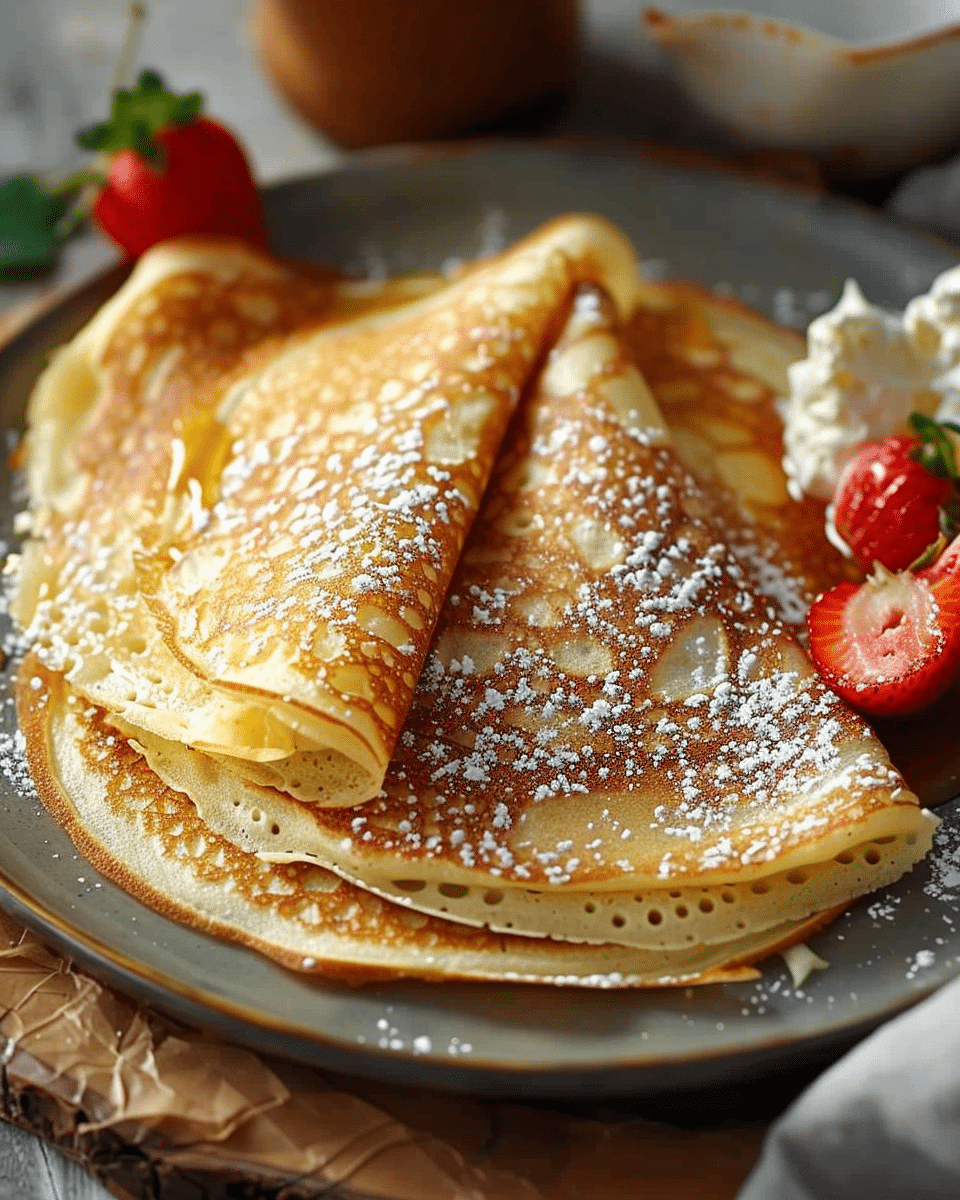Delicious French-Style Thin Pancakes - Cooking With Blog