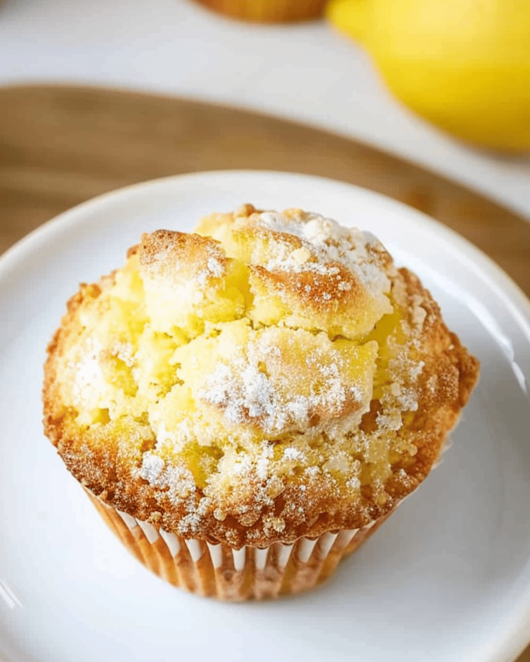 Easy Lemon Ricotta Muffins - Cooking With Blog