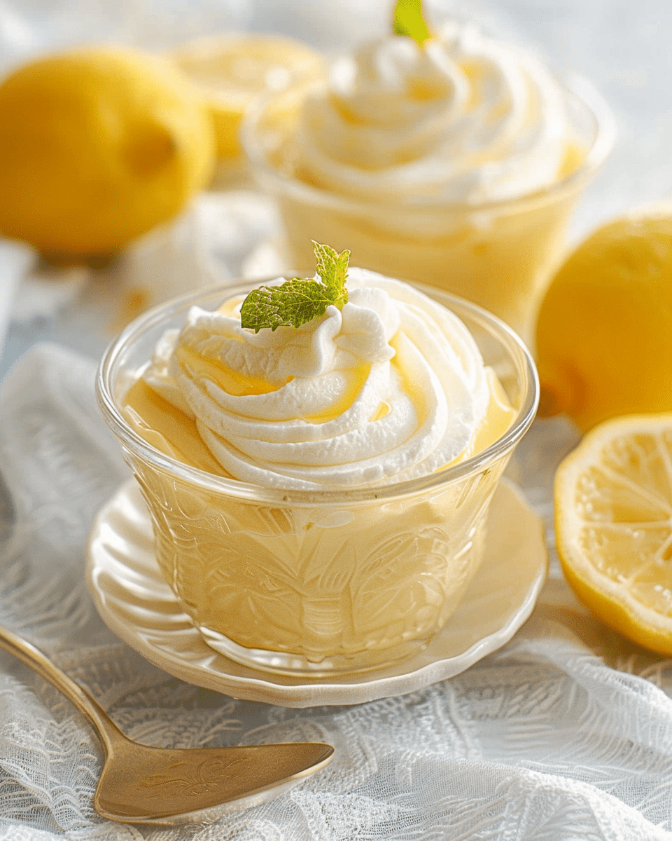 Lemon Mousse - Cooking With Blog