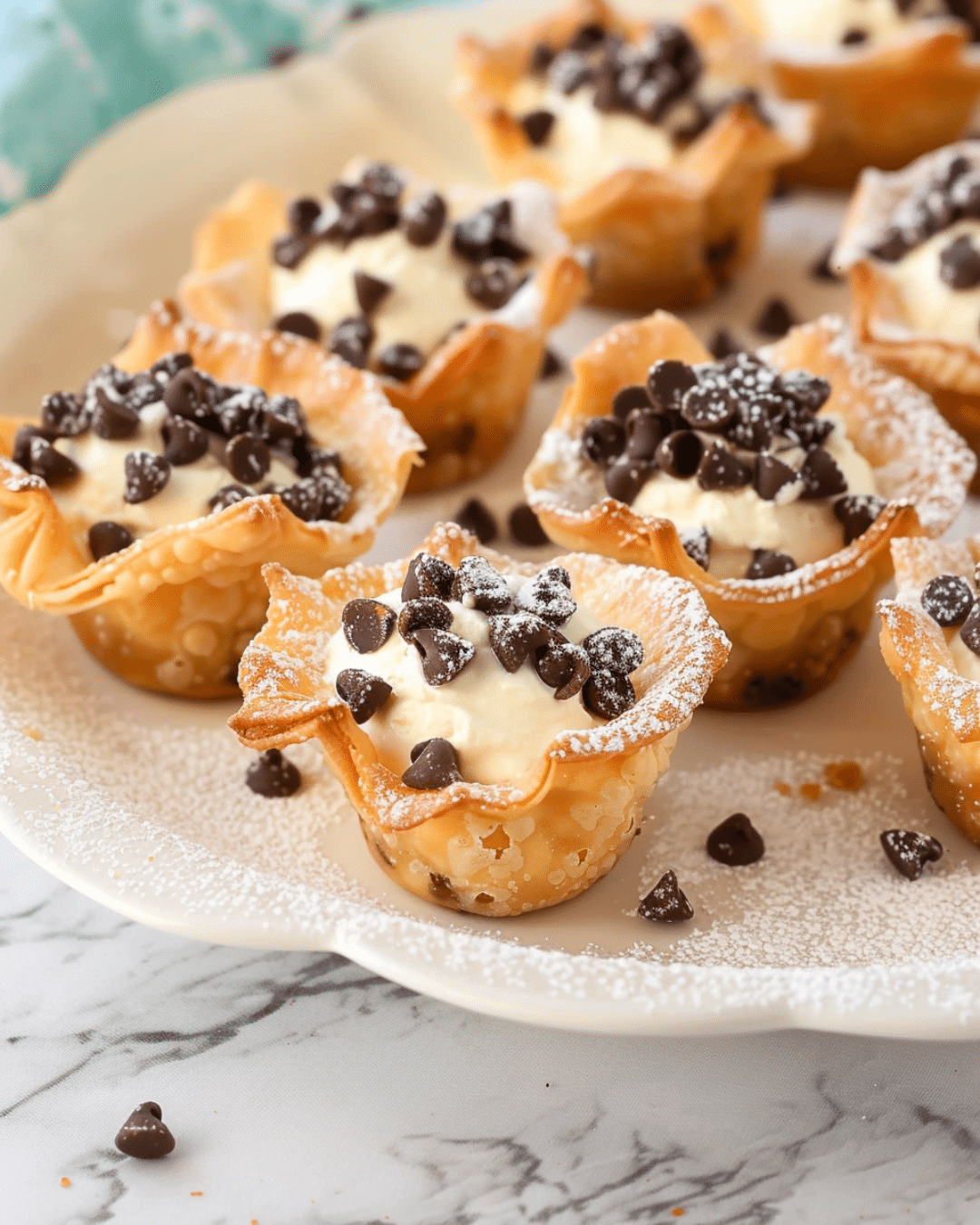Mini Cannoli Cups - Cooking With Blog