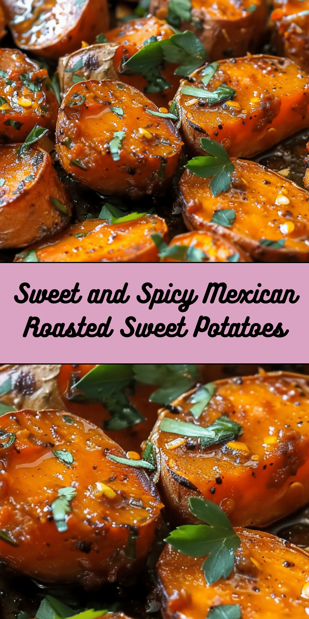 Sweet and Spicy Mexican Roasted Sweet Potatoes - Cooking With Blog