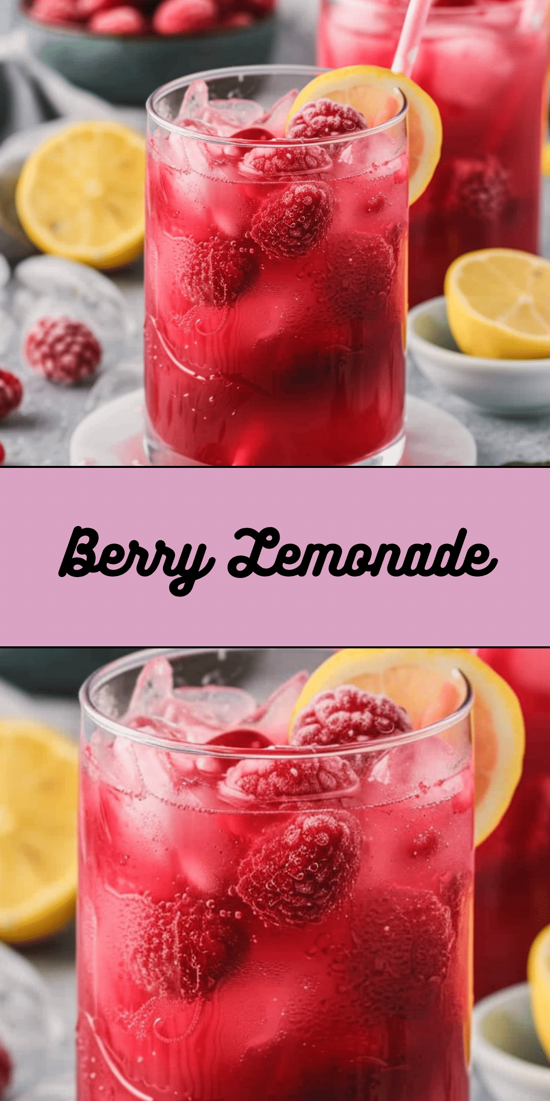 Berry Lemonade - Cooking With Blog