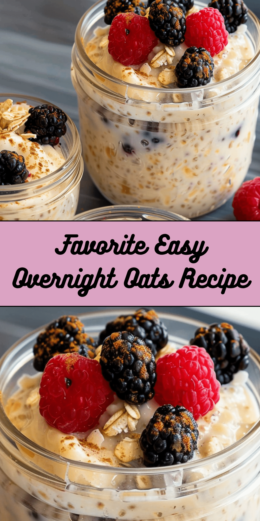 Favorite Easy Overnight Oats Recipe - Cooking With Blog