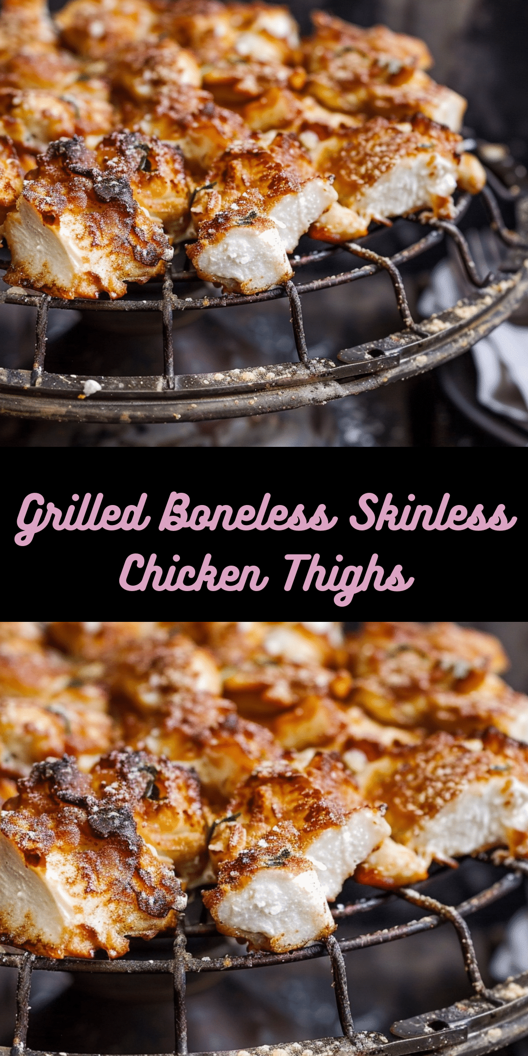 Grilled Boneless Skinless Chicken Thighs - Cooking With Blog
