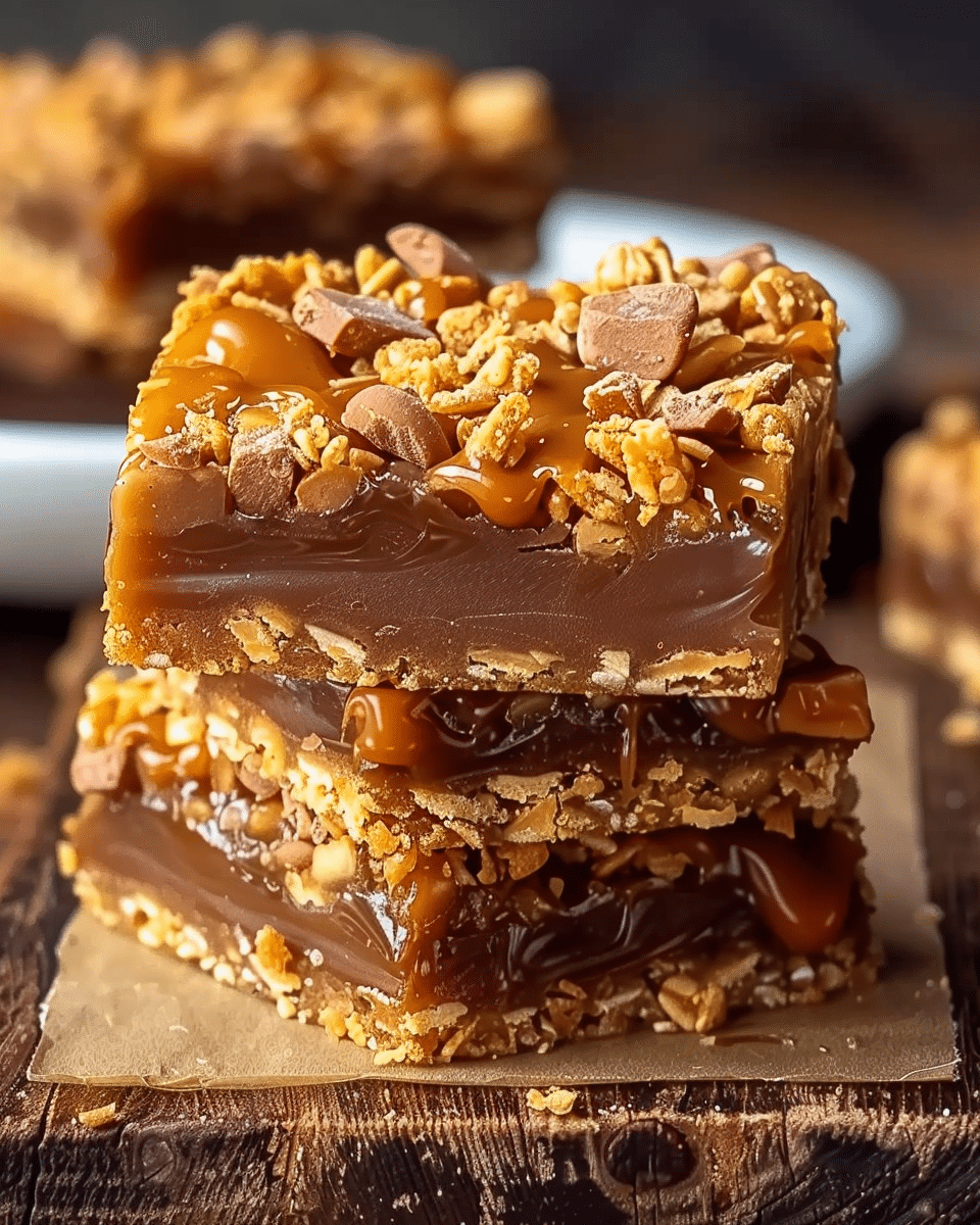 The Best Butterfinger Caramel Crunch Bars - Cooking With Blog