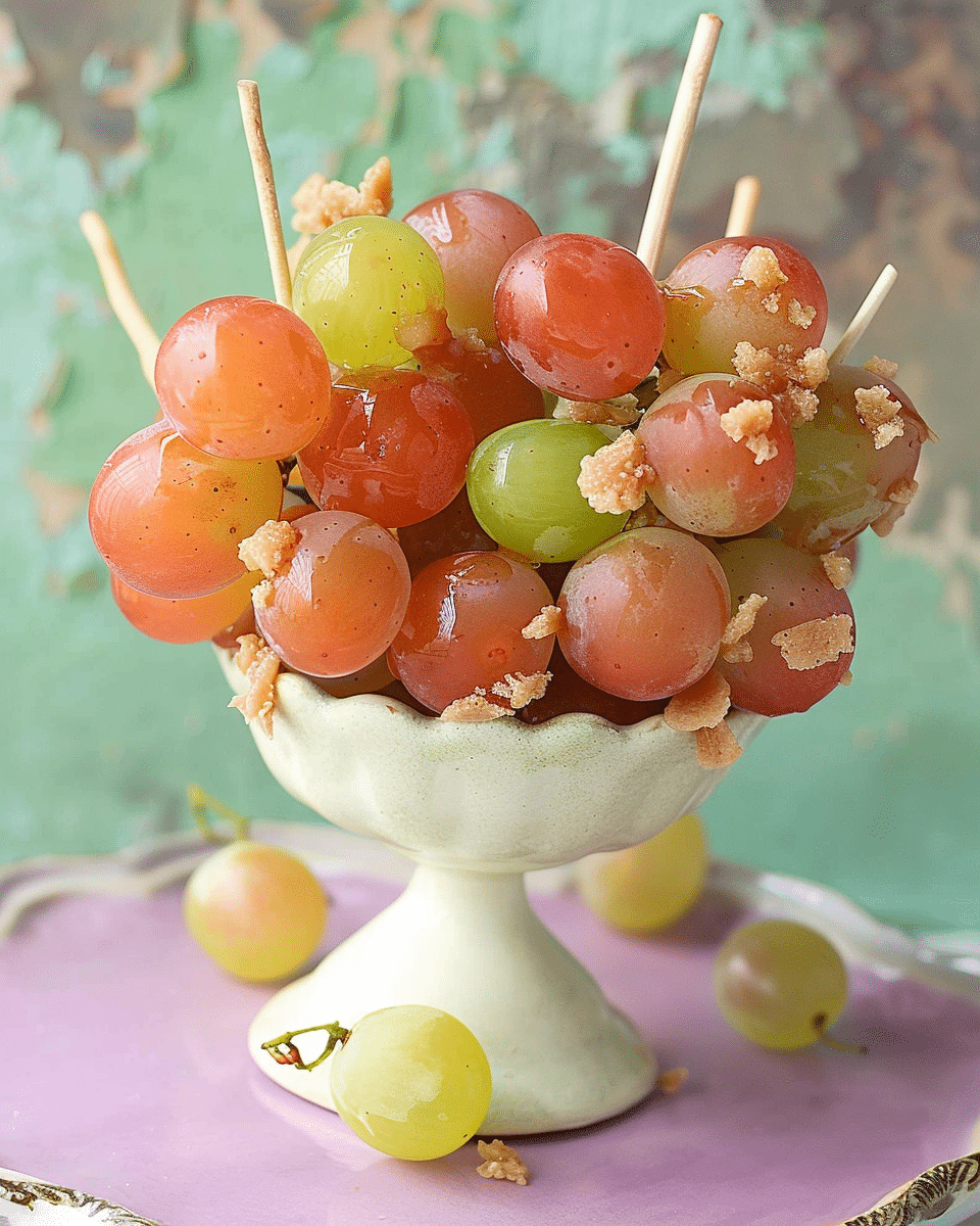 Caramel Apple Grapes - Cooking With Blog