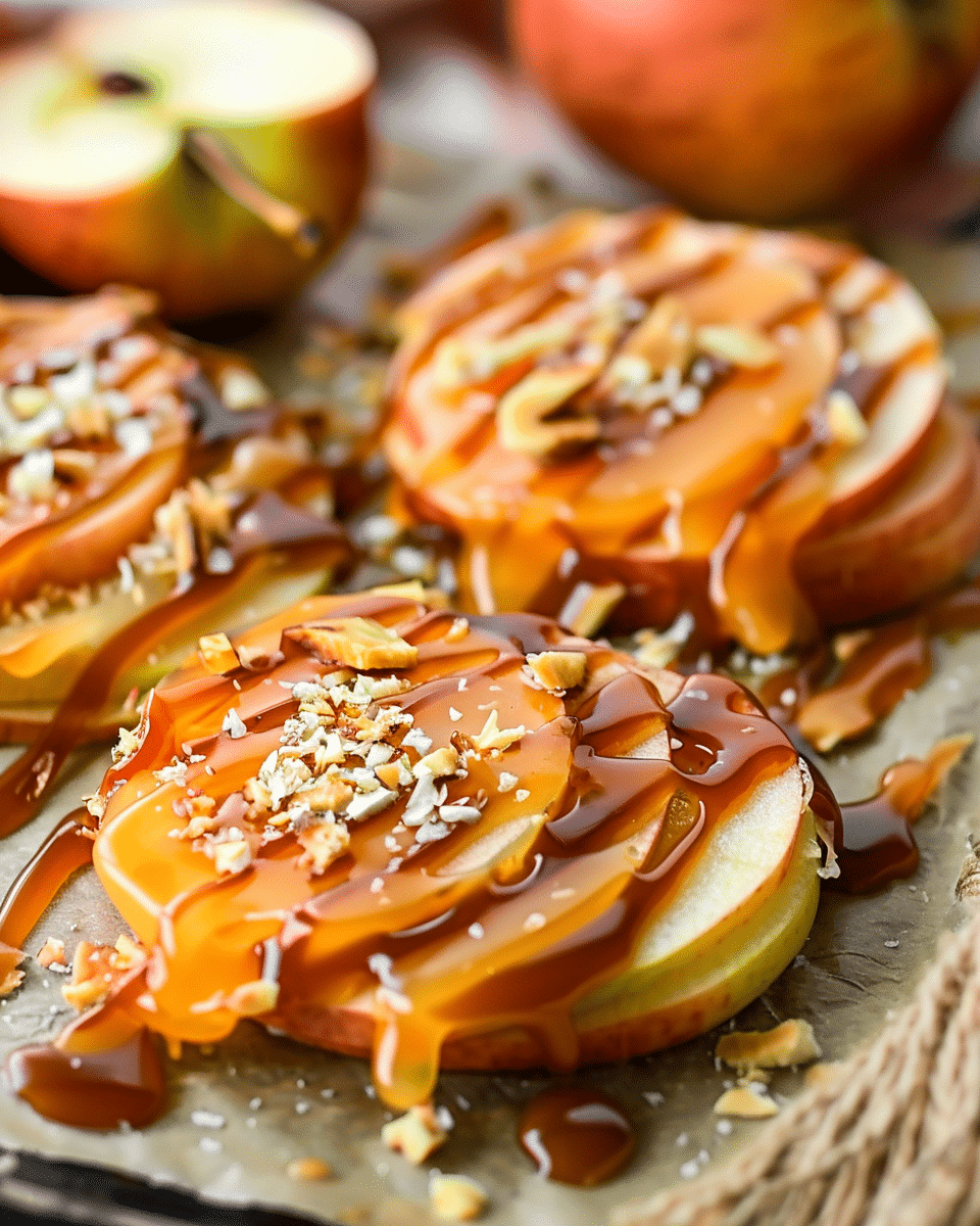 Caramel Apple Slices - Cooking With Blog