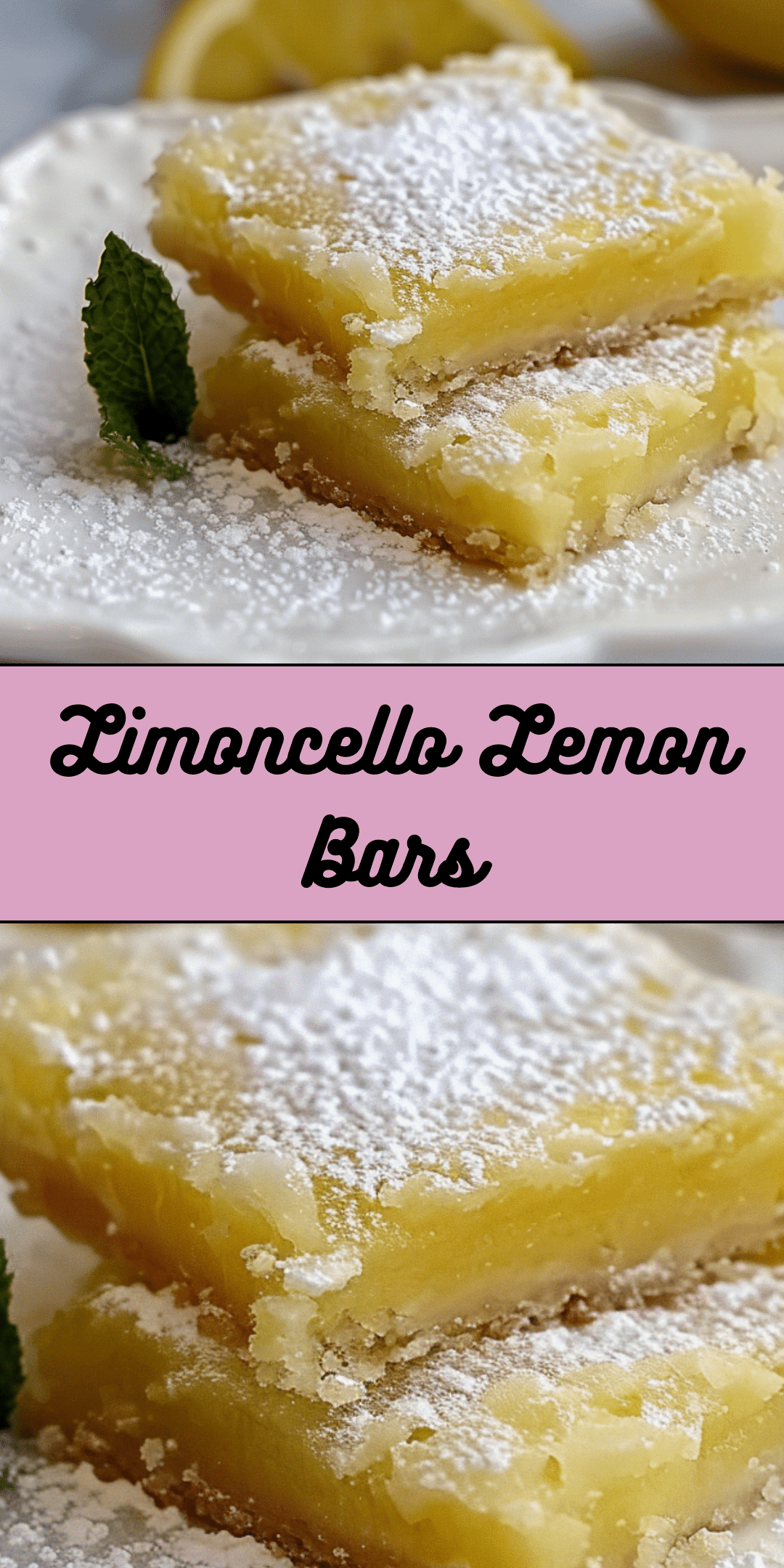 Limoncello Lemon Bars - Cooking With Blog