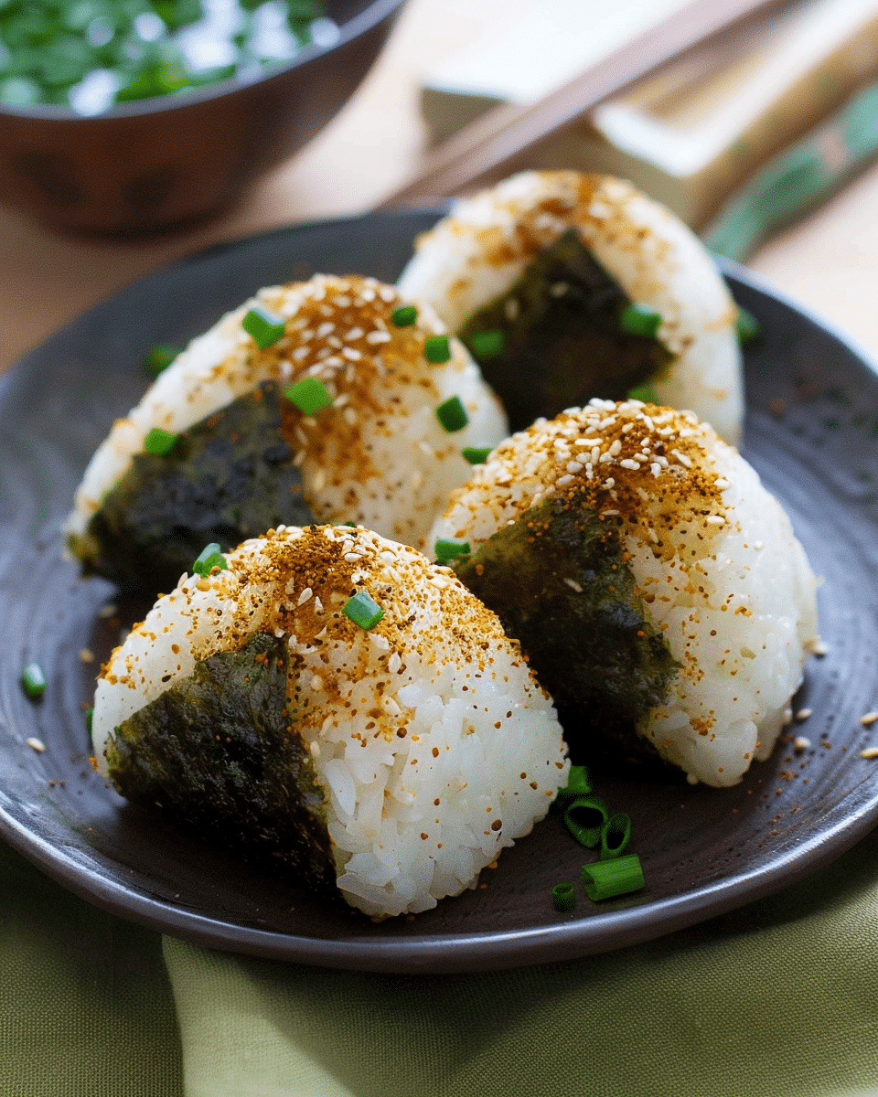 Chicken Onigiri (Japanese Rice Balls) - Cooking With Blog