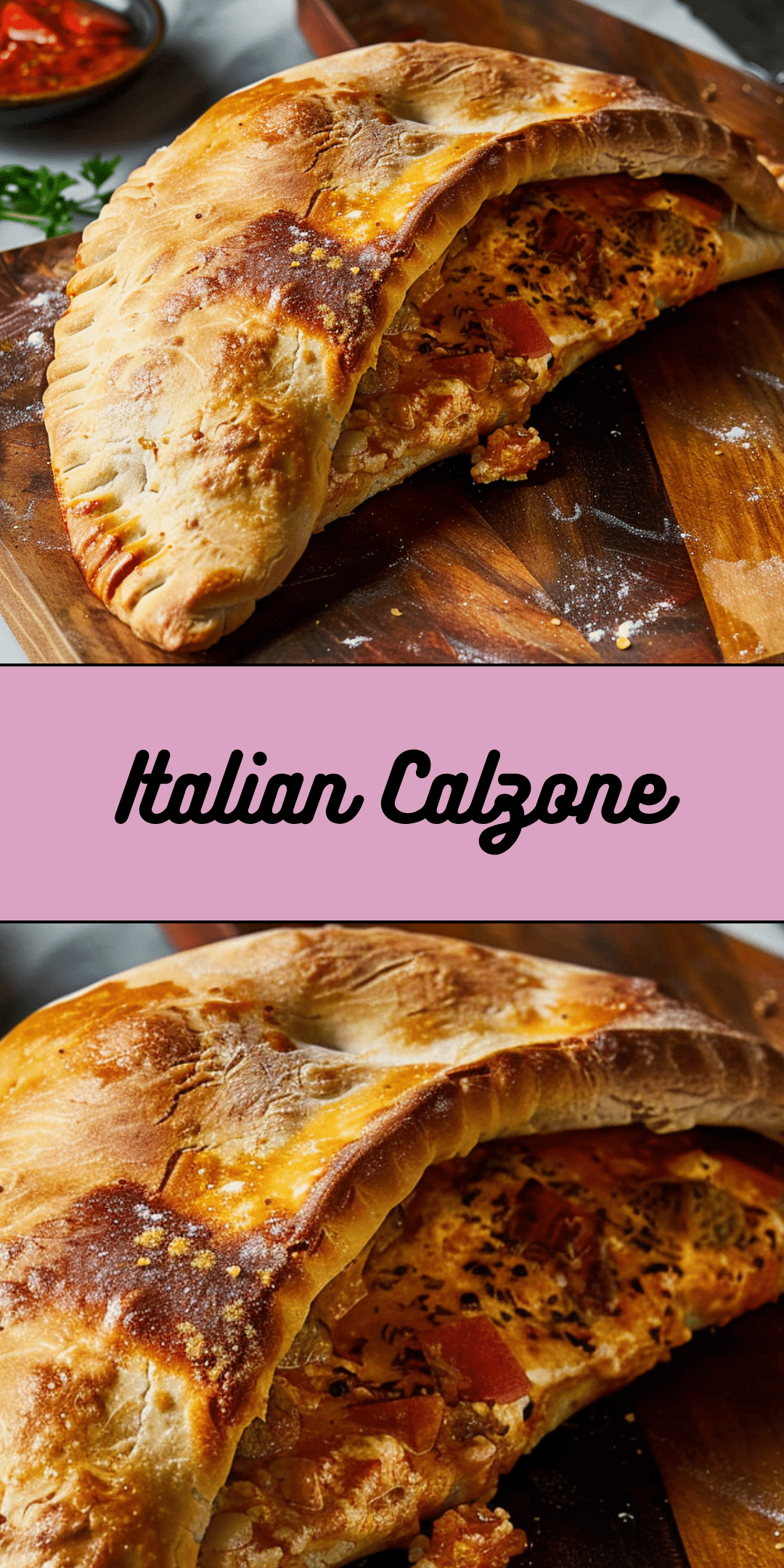 Italian Calzone - Cooking With Blog