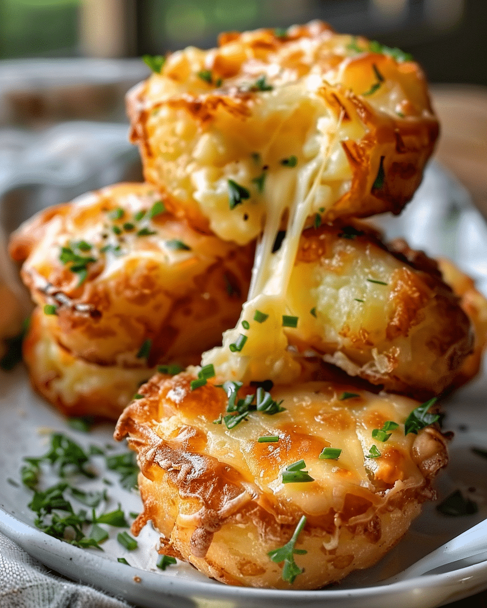 Mashed Potato Cheese Puffs - Cooking With Blog