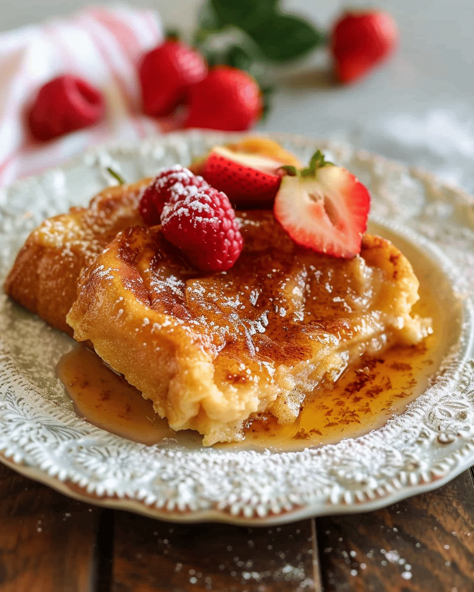 Overnight Crème Brûlée French Toast - Cooking With Blog