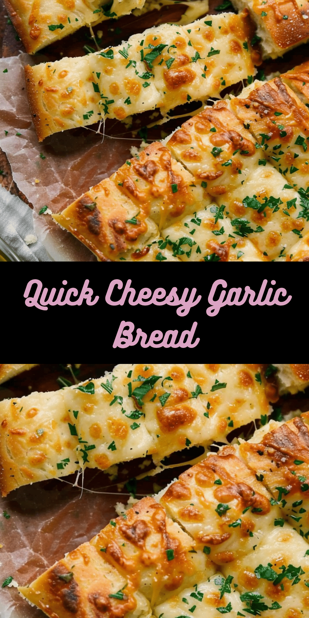 Quick Cheesy Garlic Bread Cooking With Blog