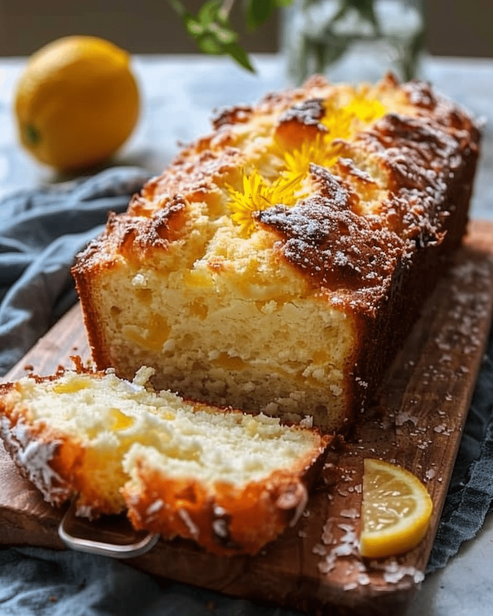 Sunshine Limoncello Ricotta Snack Loaf - Cooking With Blog