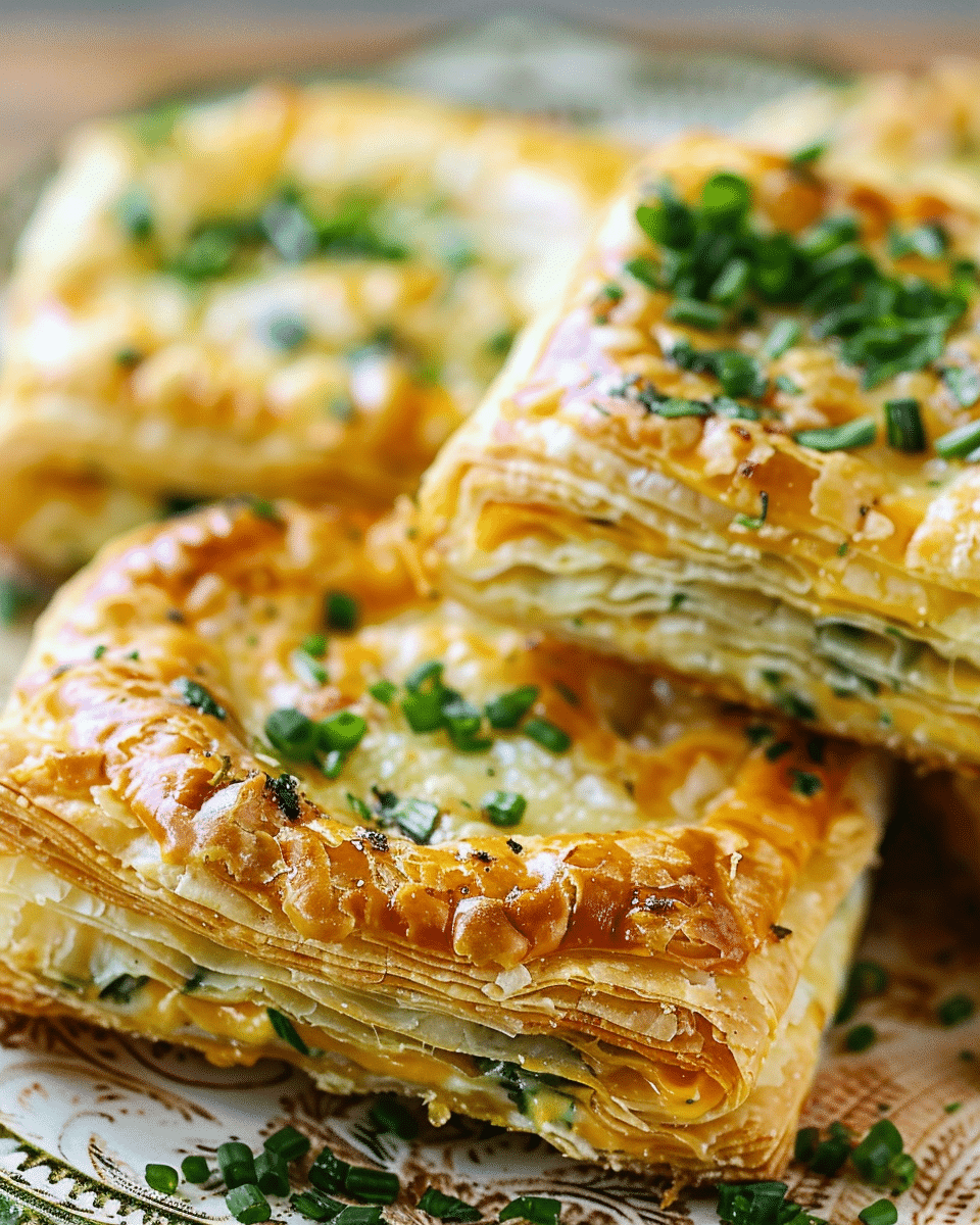 Herb & Cheese Puff Pastry Delights - Cooking With Blog