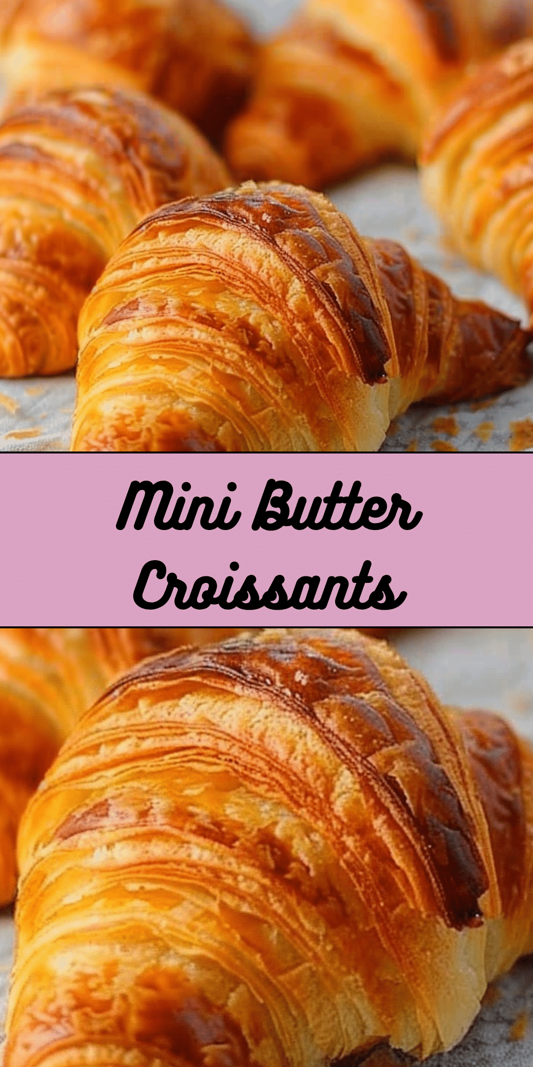 Mini Butter Croissants - Cooking With Blog
