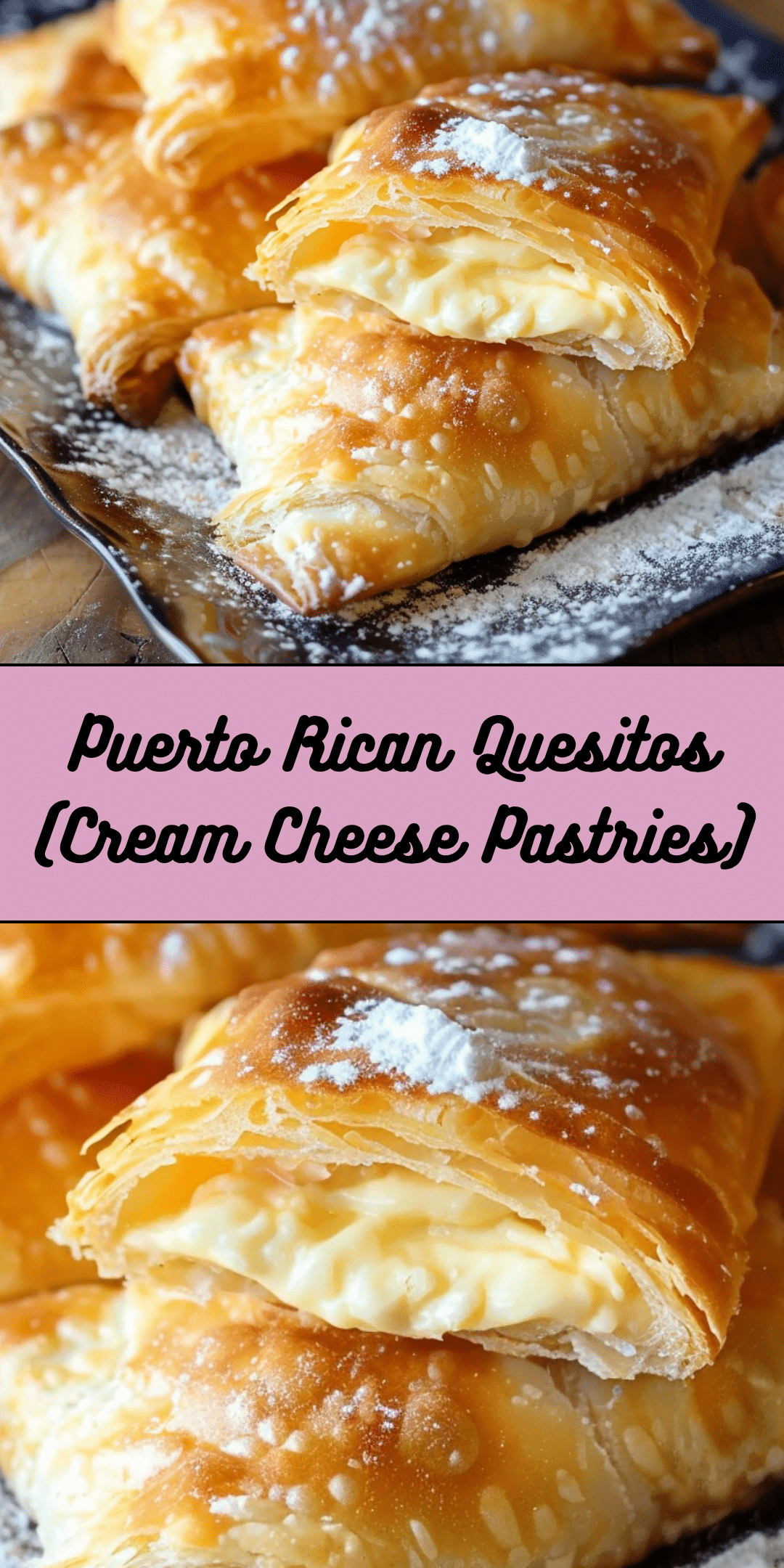 Puerto Rican Quesitos (Cream Cheese Pastries) - Cooking With Blog