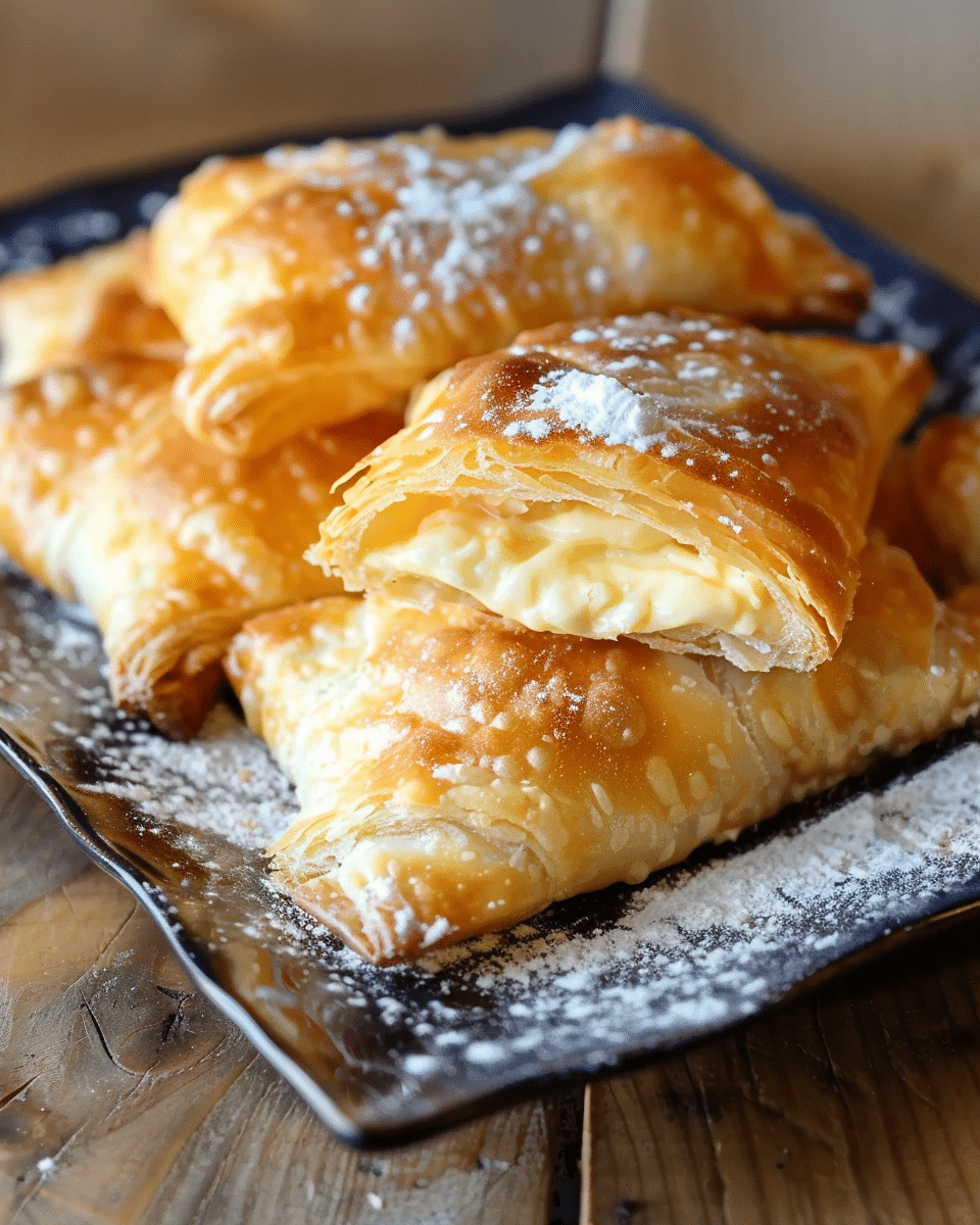 Puerto Rican Quesitos (Cream Cheese Pastries) - Cooking With Blog