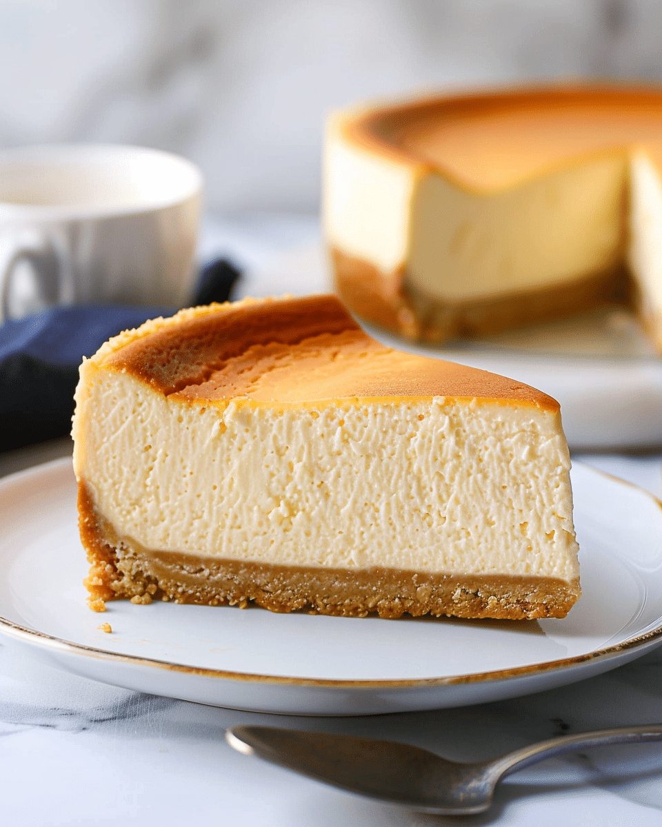 Rich New York Style Cheesecake - Cooking With Blog