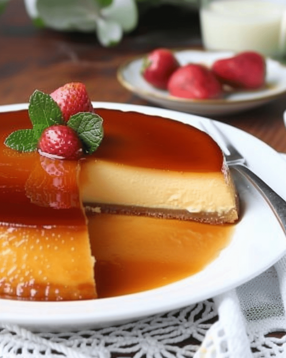 Creamy Authentic Mexican Flan - Cooking With Blog