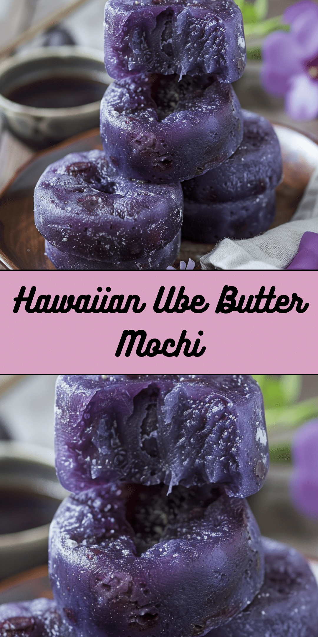Hawaiian Ube Butter Mochi - Cooking With Blog