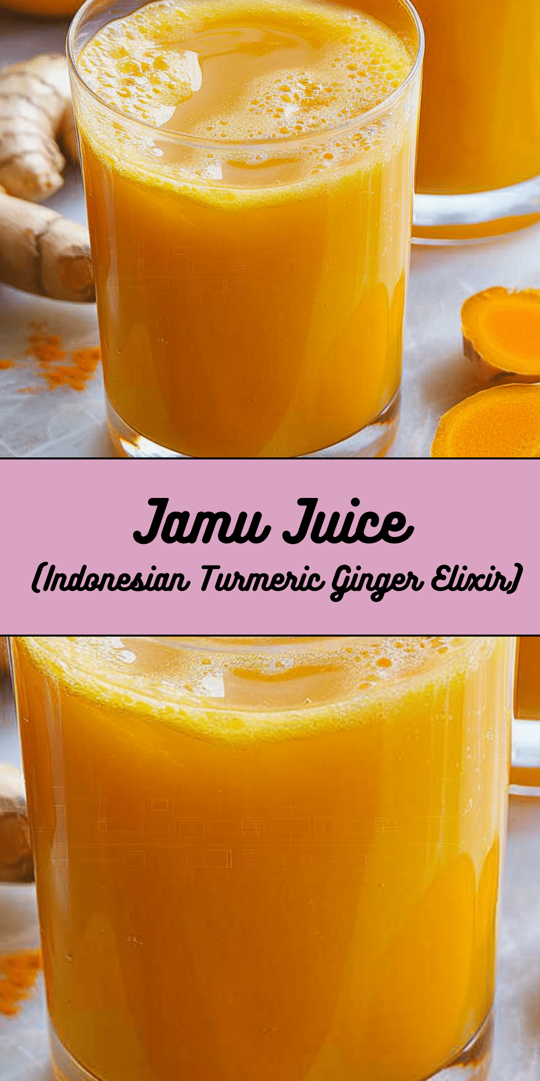 Jamu Juice (Indonesian Turmeric Ginger Elixir) - Cooking With Blog
