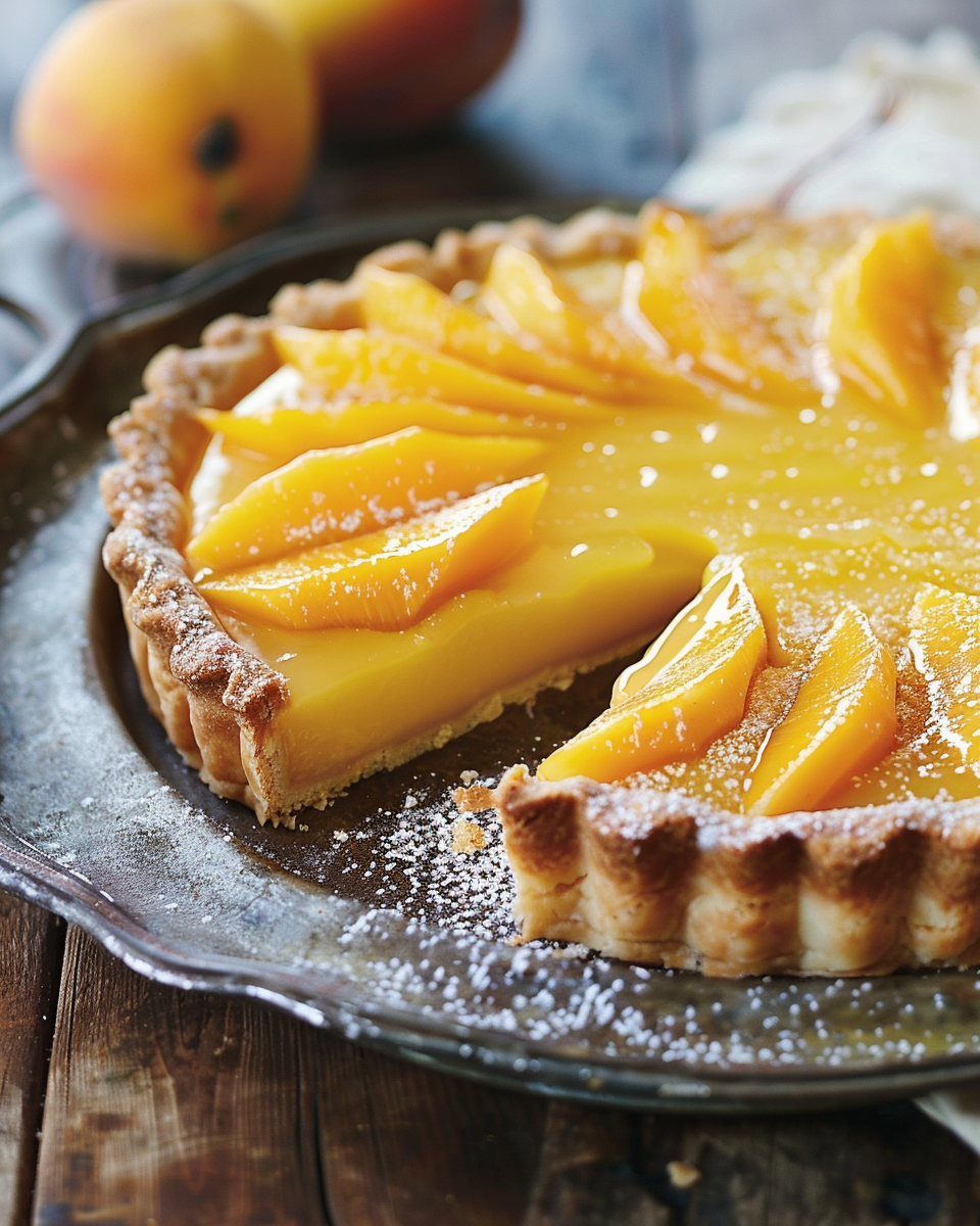 Mango Curd Tart - Cooking With Blog