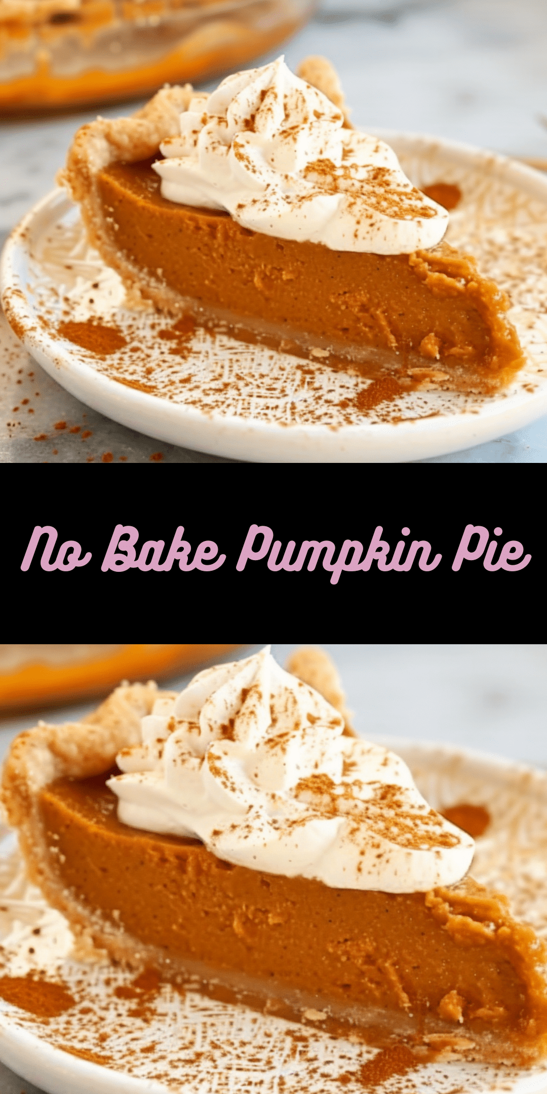 No Bake Pumpkin Pie - Cooking With Blog