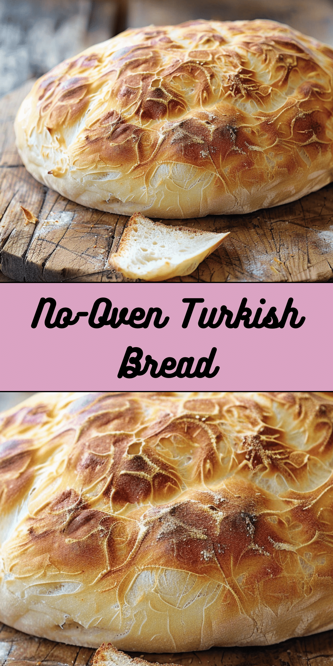 No-Oven Turkish Bread - Cooking With Blog