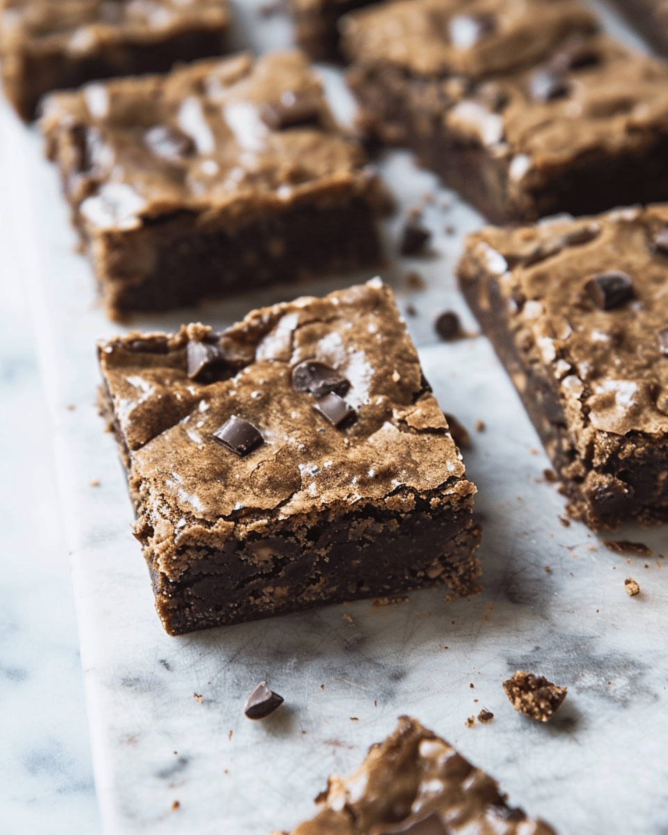 Rich Fudgy Peanut Butter Brownies - Cooking With Blog