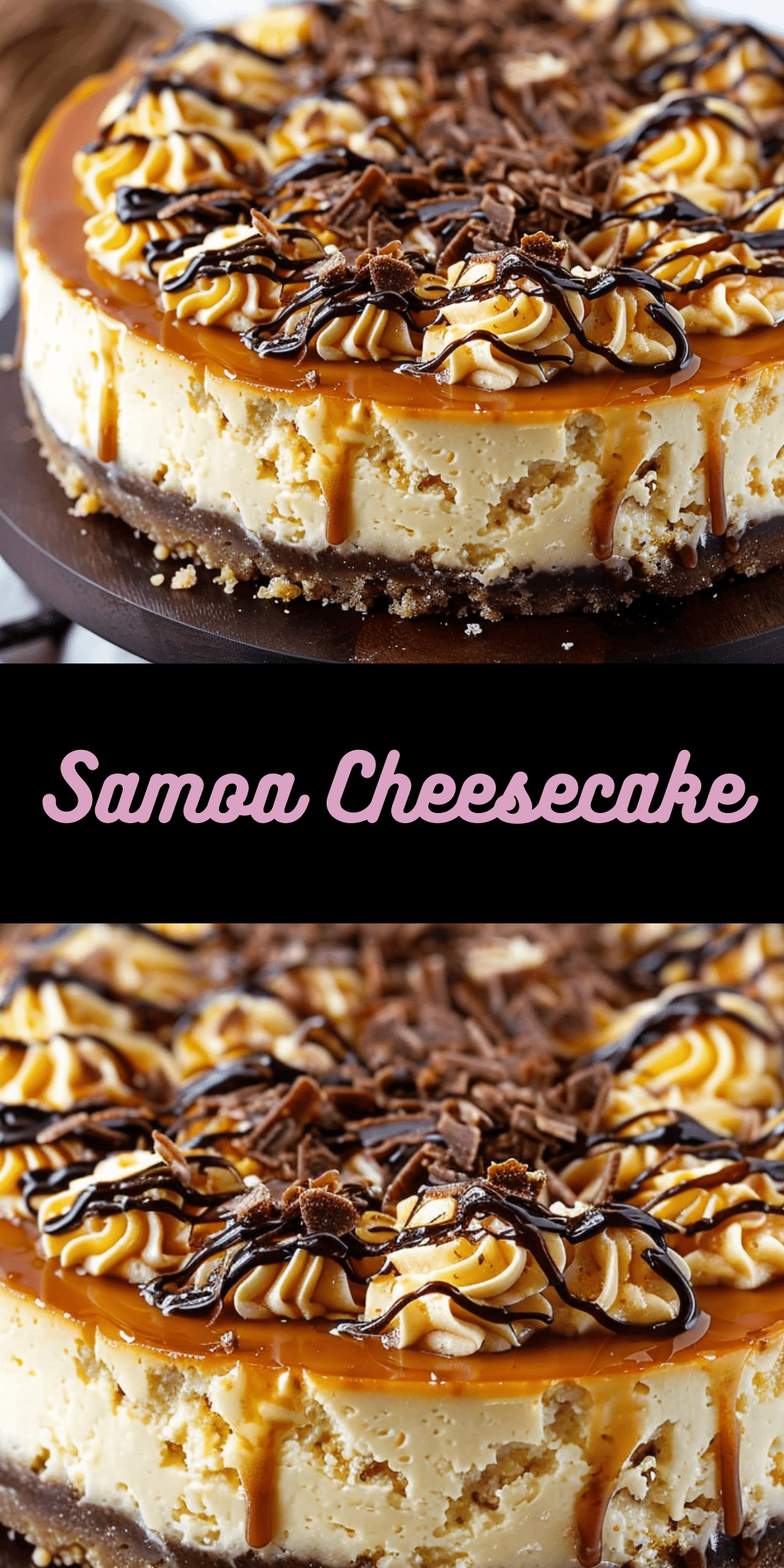 Samoa Cheesecake - Cooking With Blog