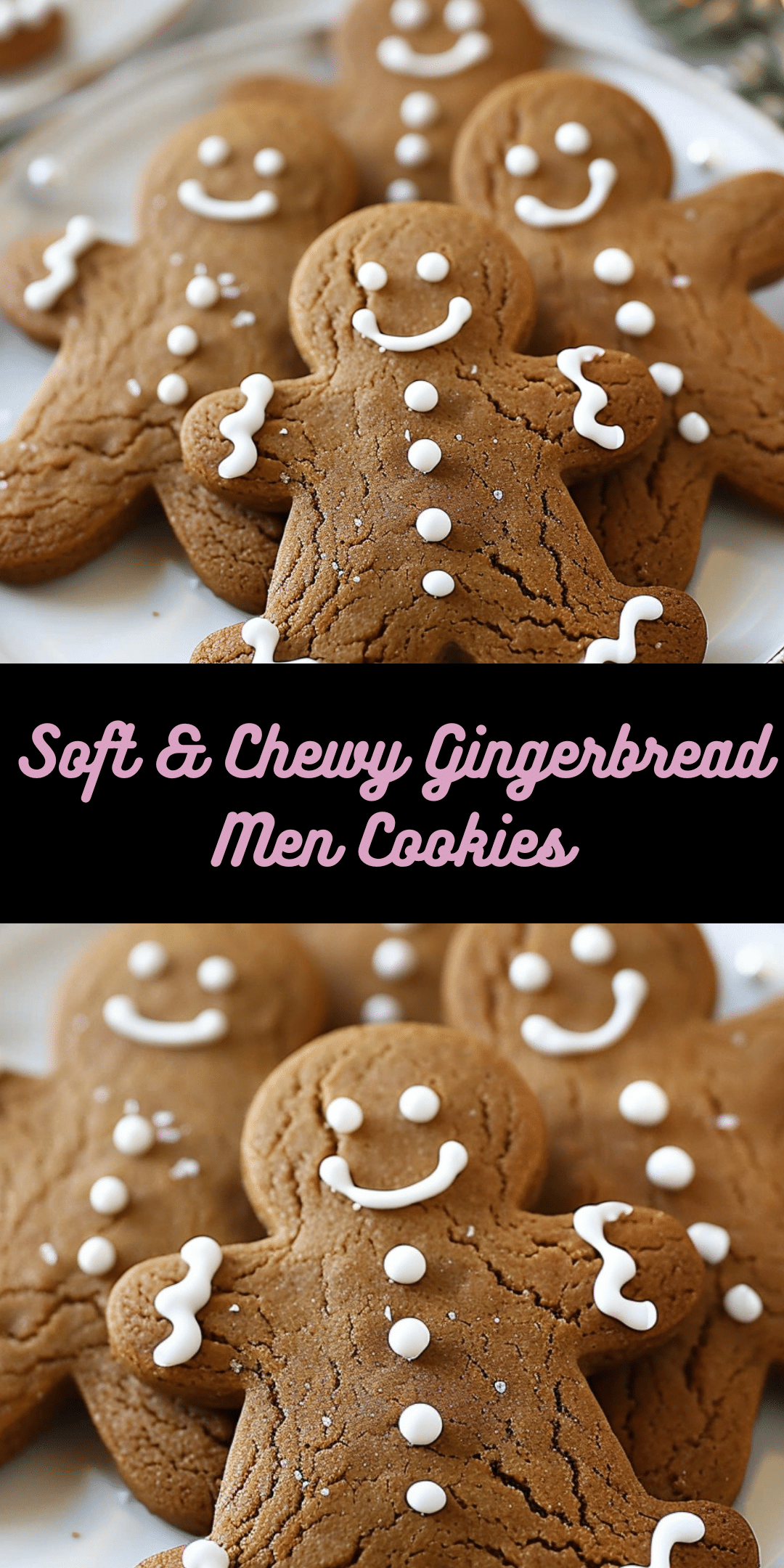 Soft & Chewy Gingerbread Men Cookies - Cooking With Blog